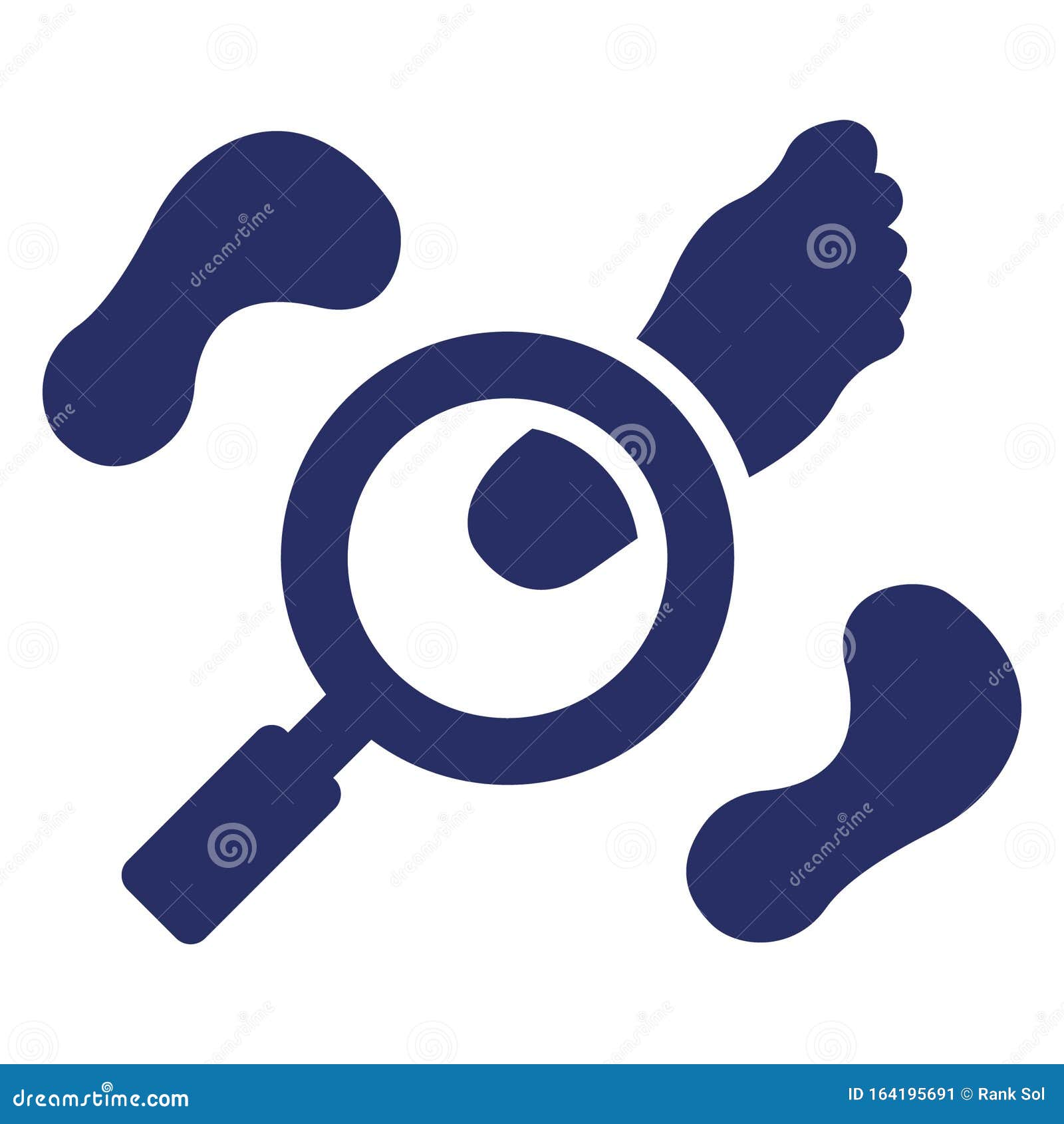 Forensics Isolated Vector Icon Which Can Easily Modify or Edit Stock ...
