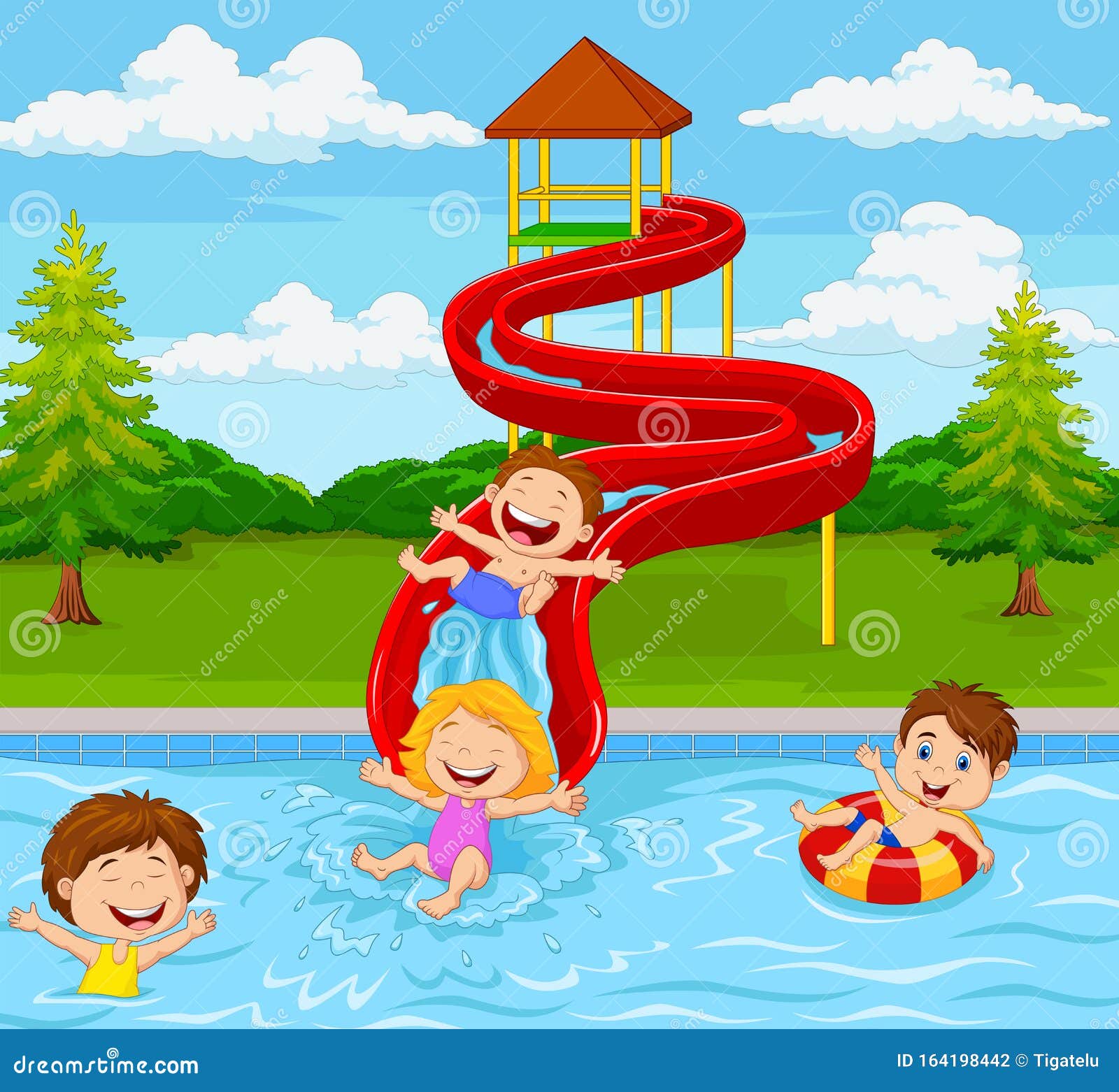 Splash Park Clipart