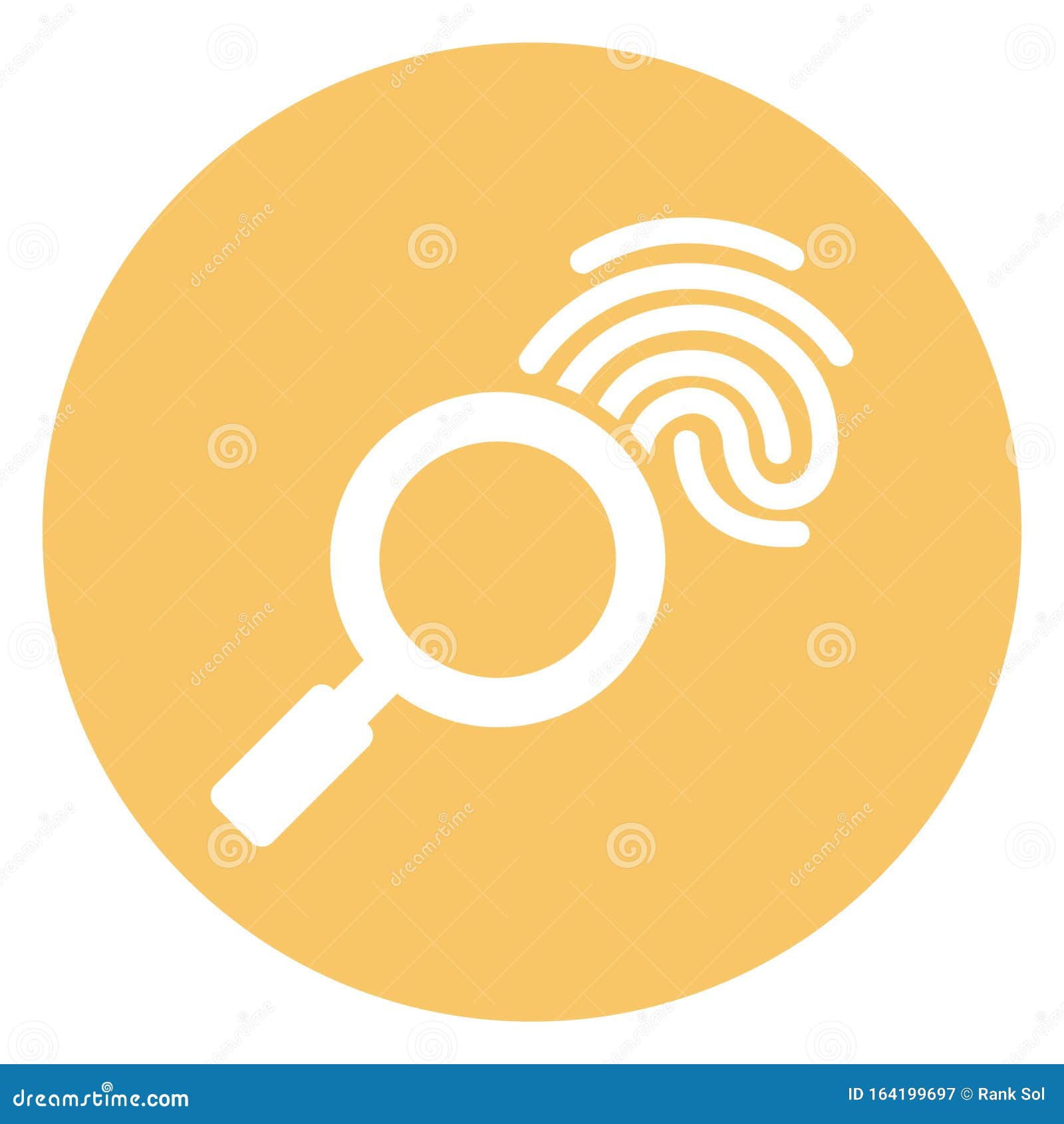 Forensics Isolated Vector Icon Which Can Easily Modify or Edit Stock ...