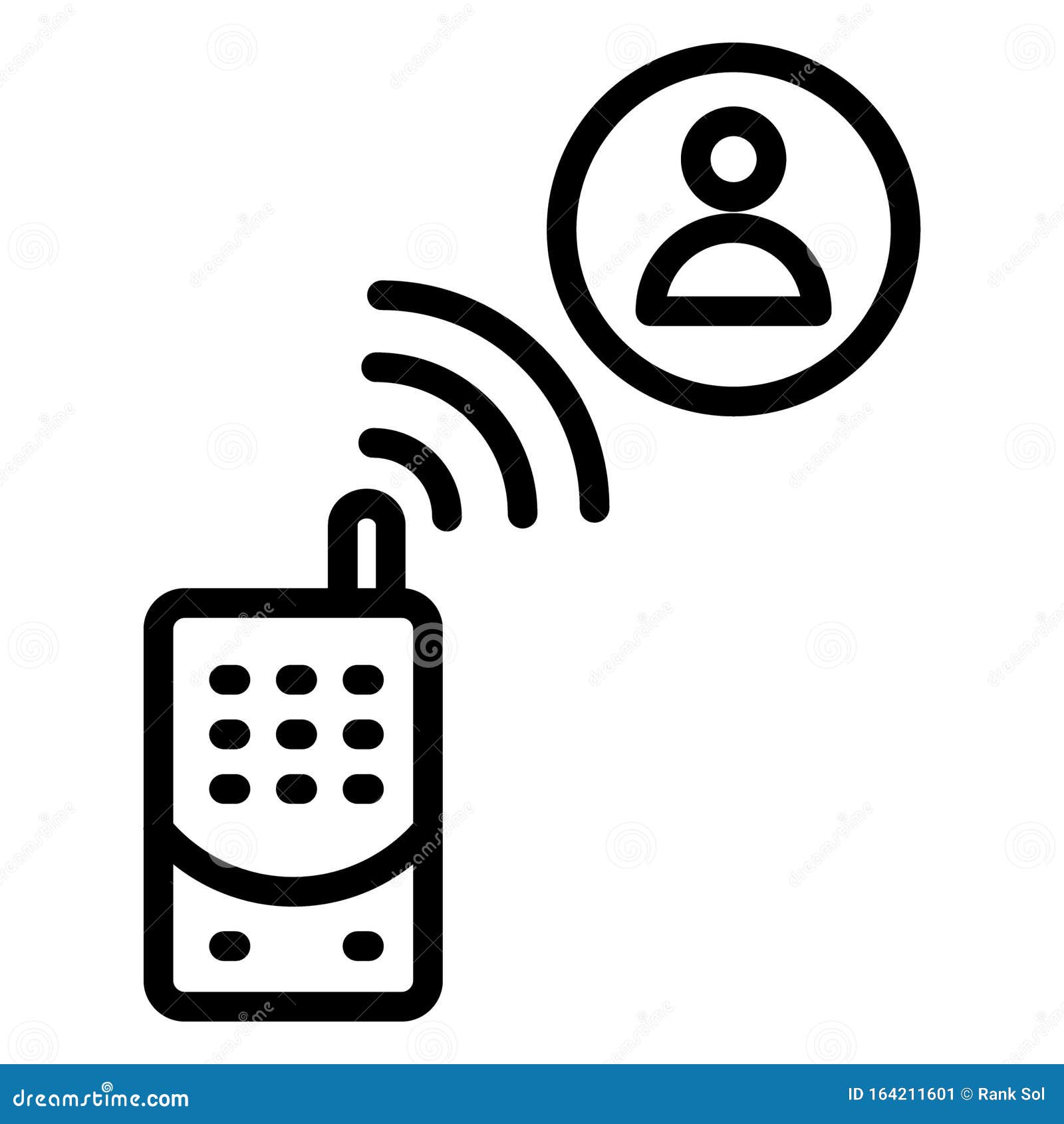 Emergency Communication Isolated Vector Icon Which Can Easily Modify or ...