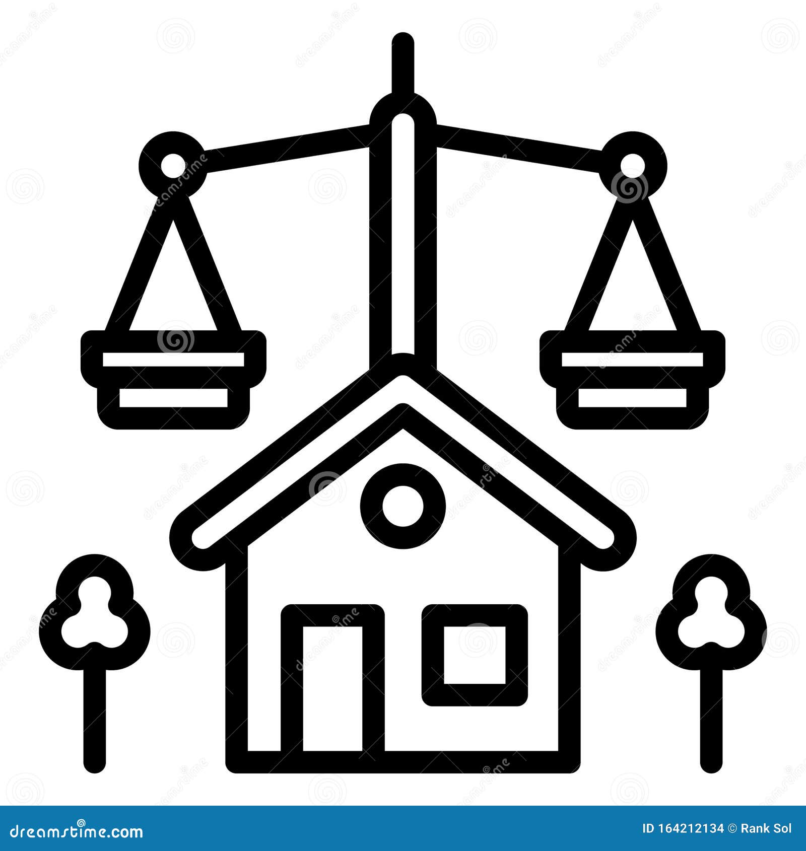 Conveyancing Isolated Vector Icon Which Can Easily Modify or Edit Stock ...