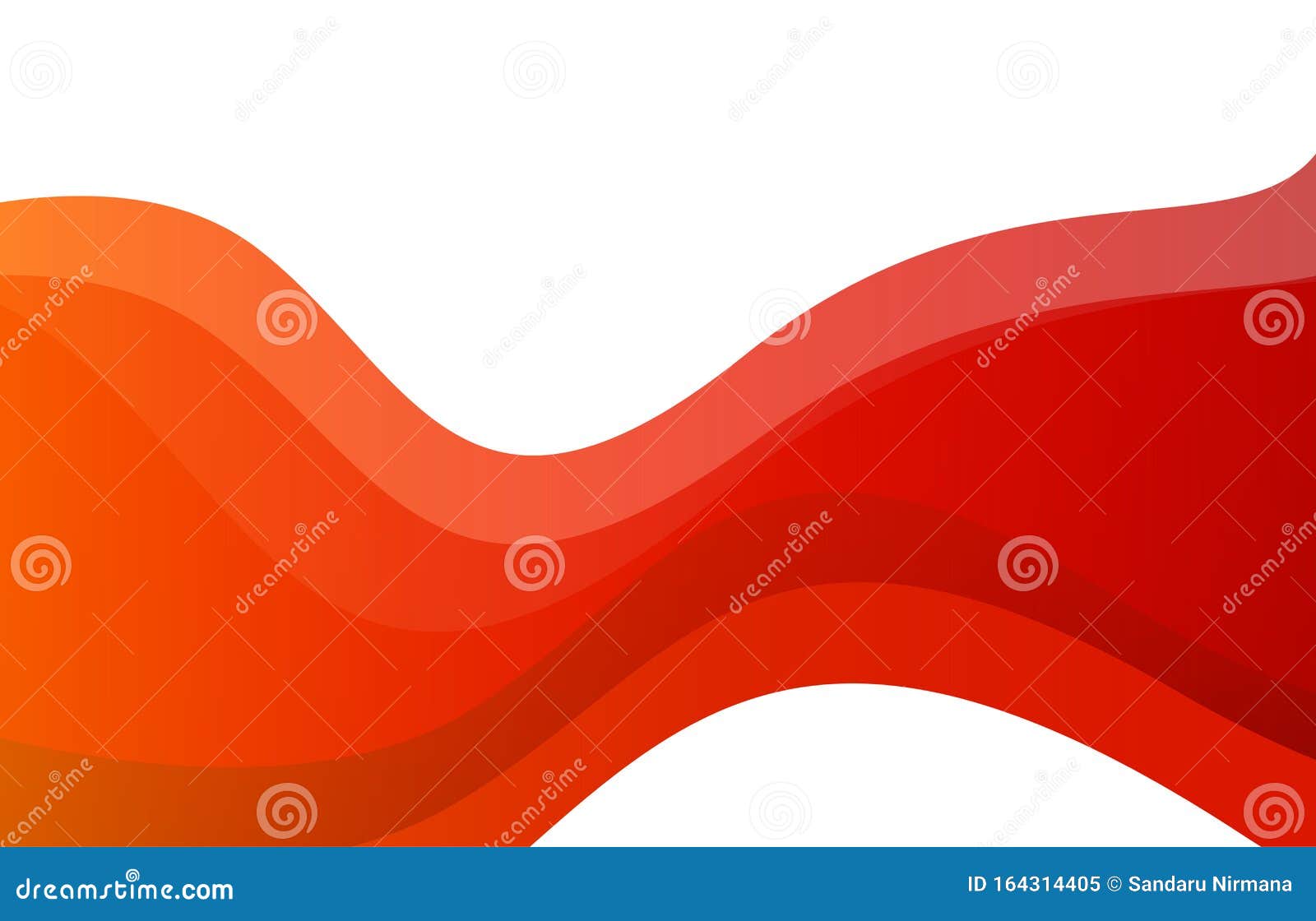 Abstract Red Wave Background Vector Red Tone Abstract Decorative Vector ...