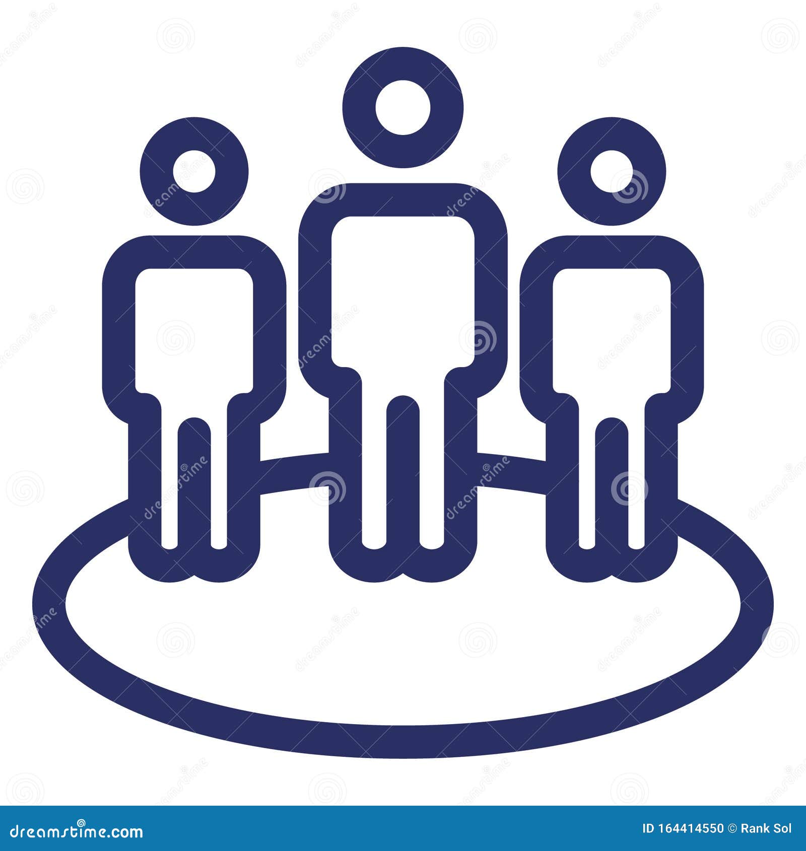 Team Isolated Vector Icon Which Can Easily Modify or Edit Stock ...