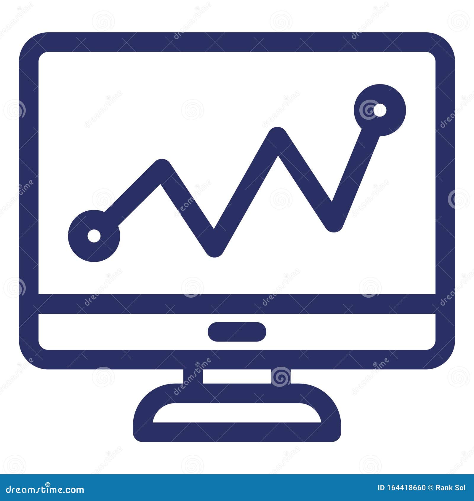 Online Graph Isolated Vector Icon Which Can Easily Modify or Edit Stock ...