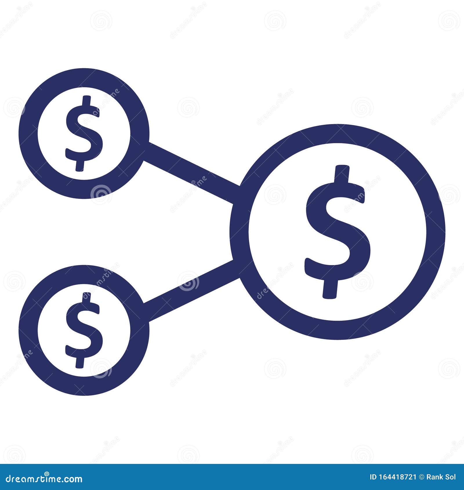 Currency Value Isolated Vector Icon Which Can Easily Modify or Edit ...