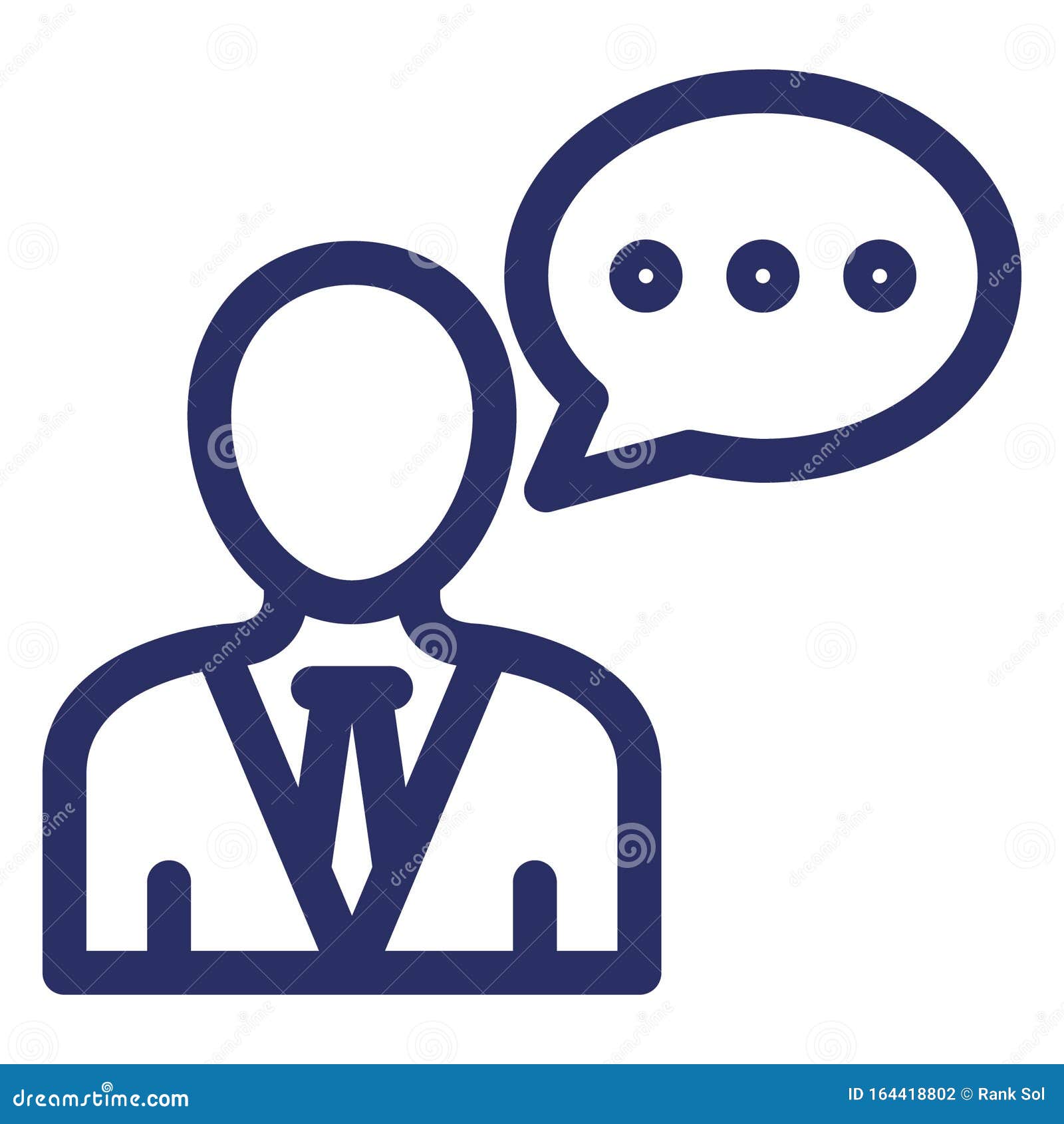 Talking Isolated Vector Icon Which Can Easily Modify or Edit Stock ...