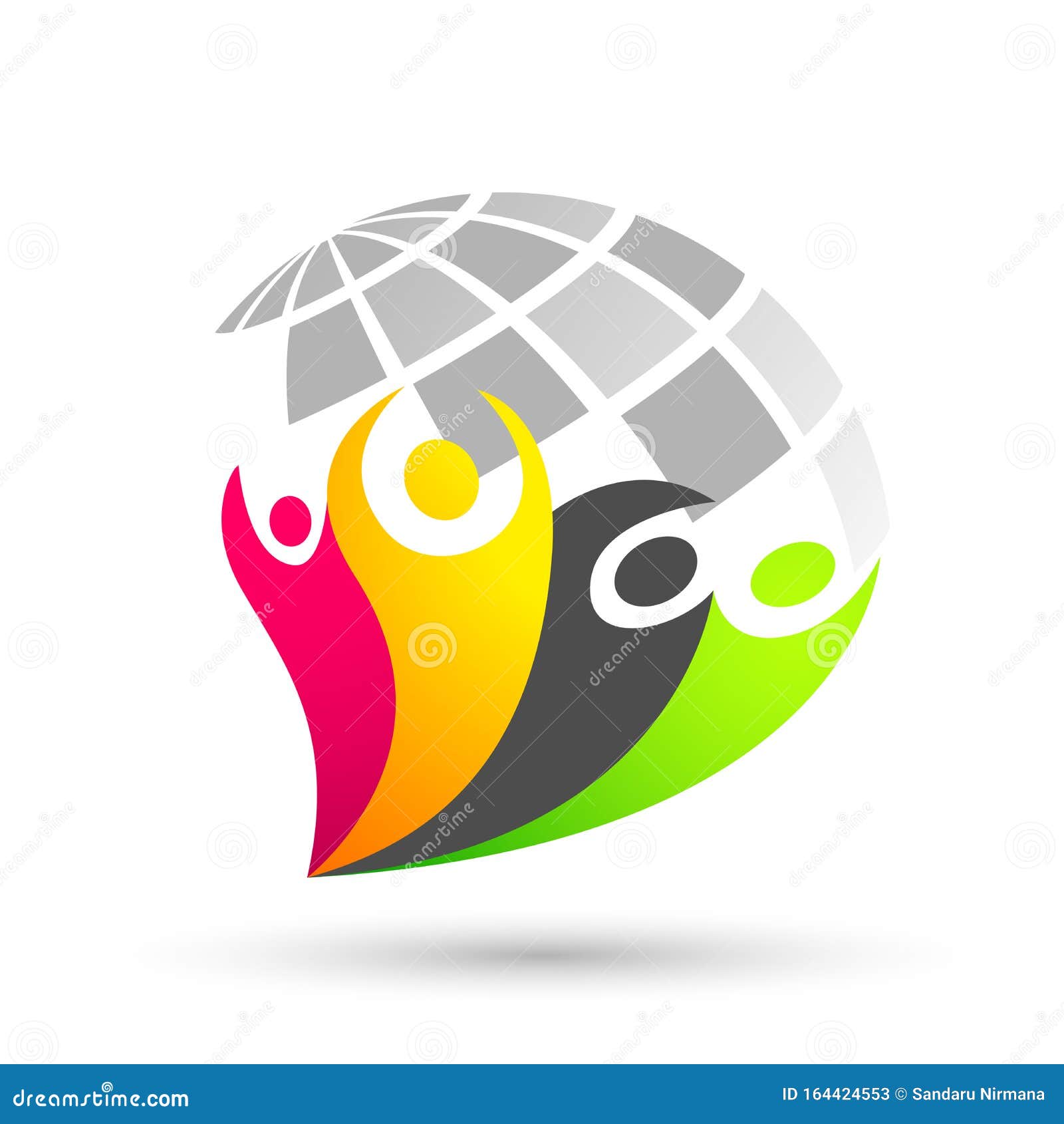People Union Team Work Celebrating Happiness Wellness Celebration Logo ...