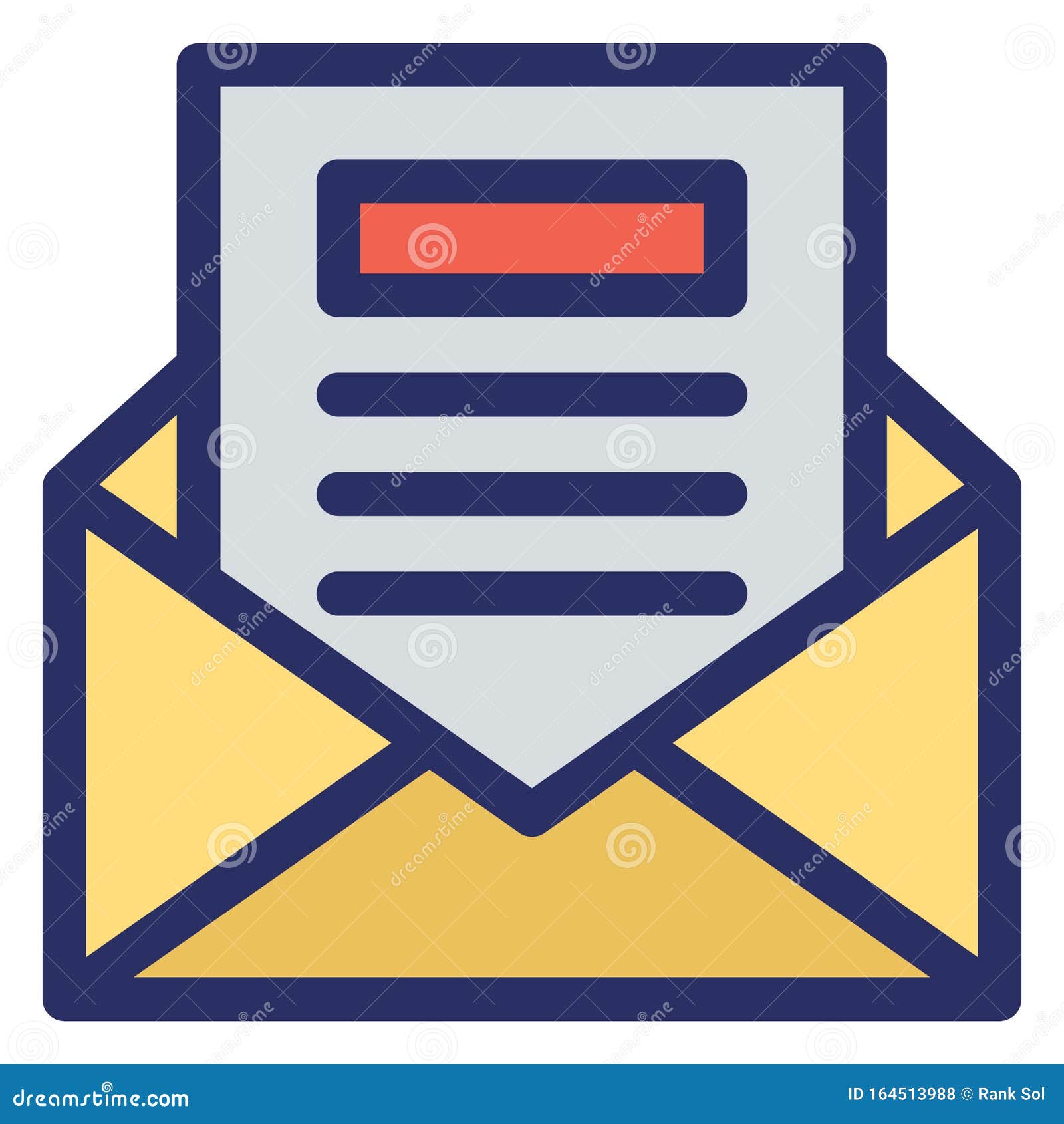 Inbox Isolated Vector Icon Which Can Easily Modify or Edit Stock Vector ...