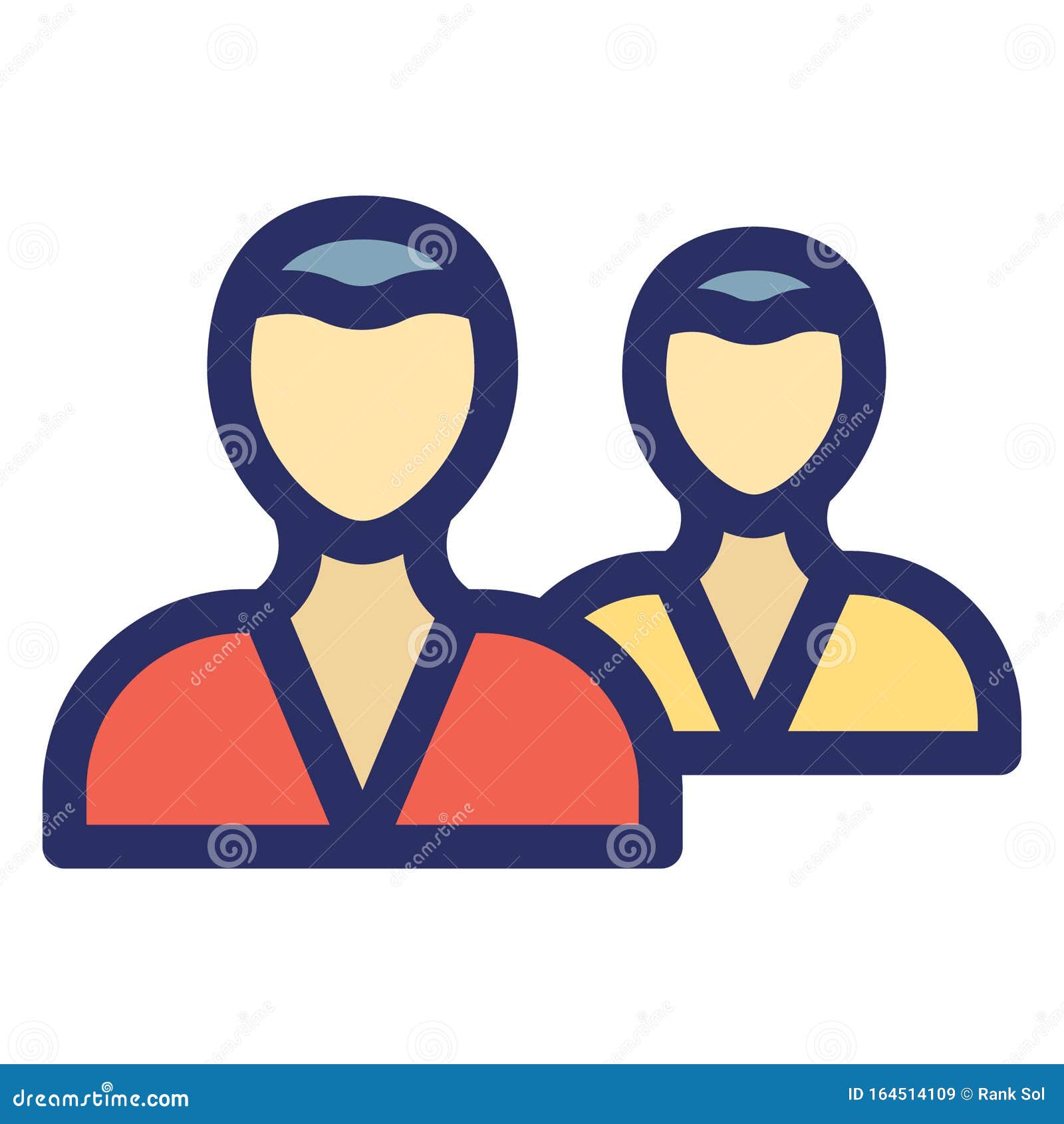 Team Isolated Vector Icon Which Can Easily Modify or Edit Stock Vector ...