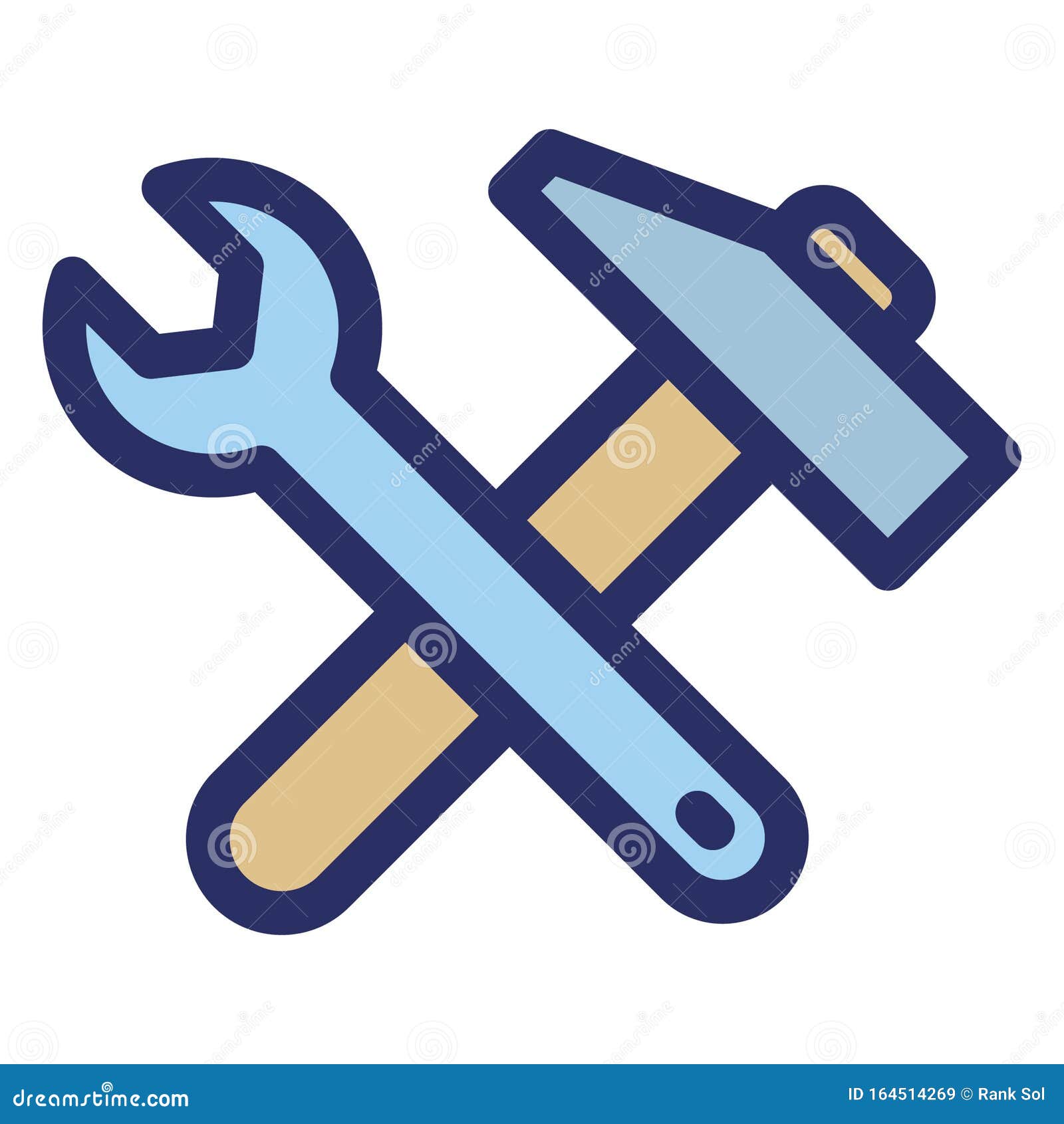 Repair Tool Isolated Vector Icon Which Can Easily Modify or Edit Stock ...