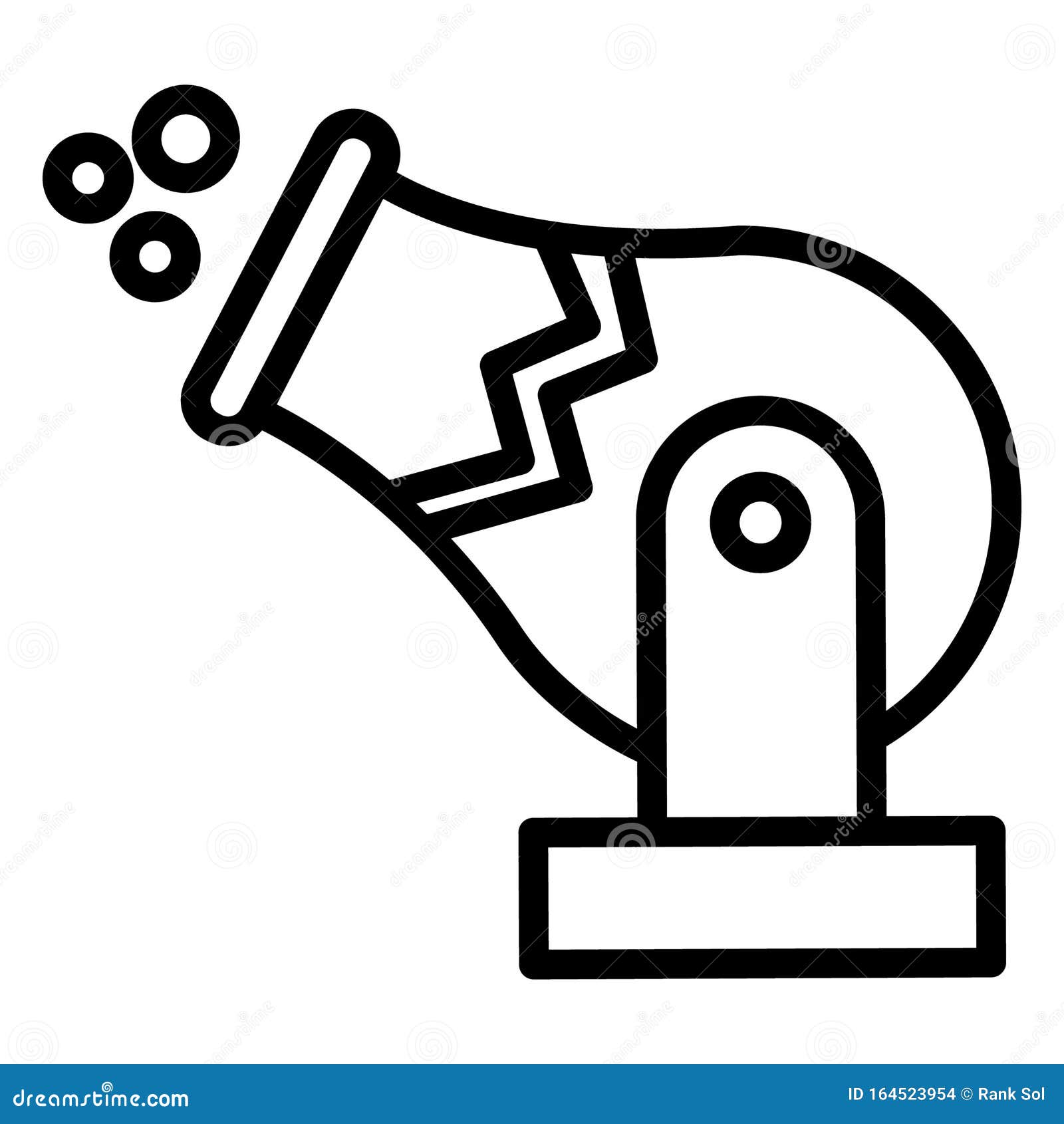 Bombard Isolated Vector Icon Which Can Easily Modify or Edit Stock ...