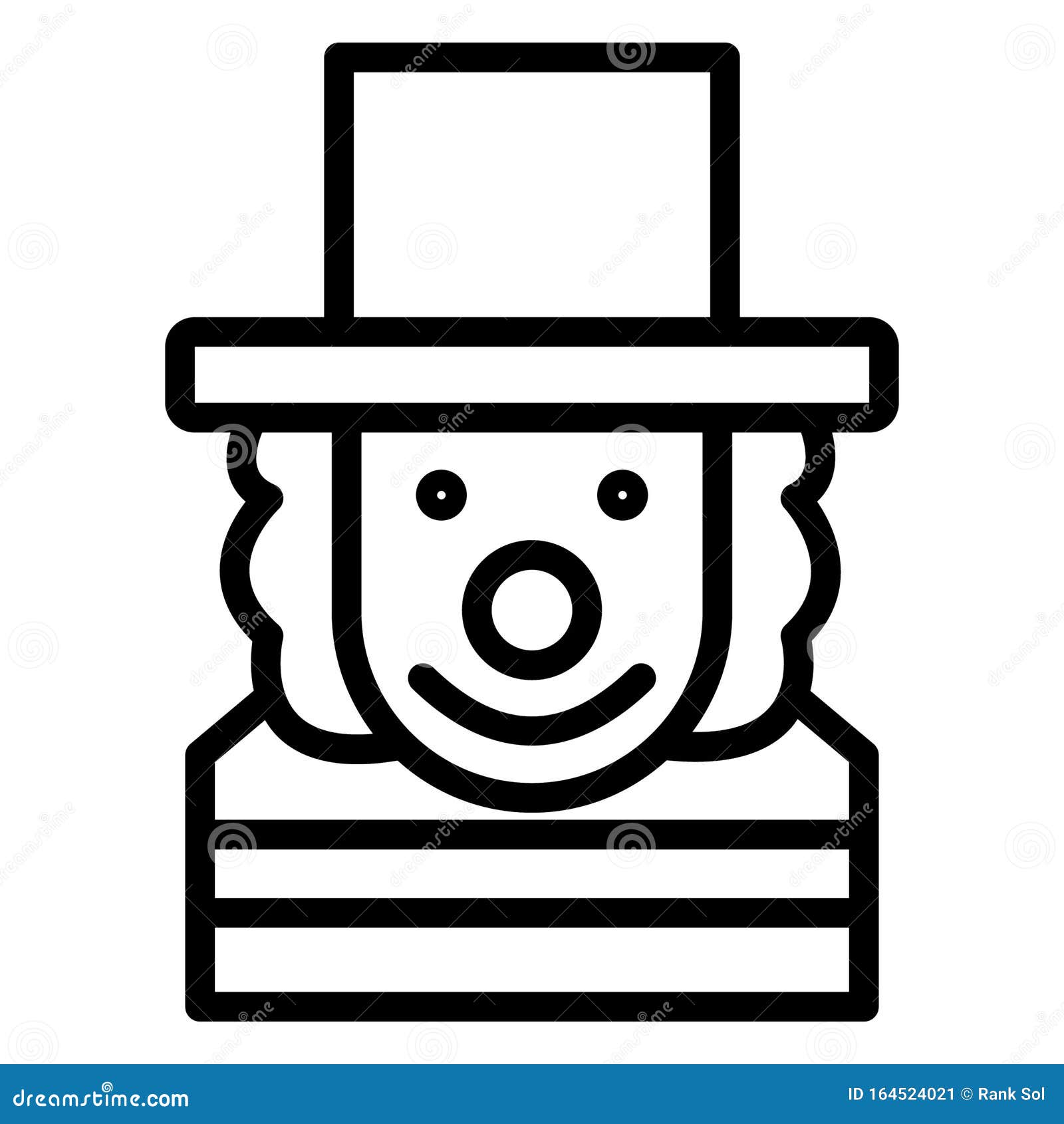 Buffoon Isolated Vector Icon Which Can Easily Modify or Edit Stock ...