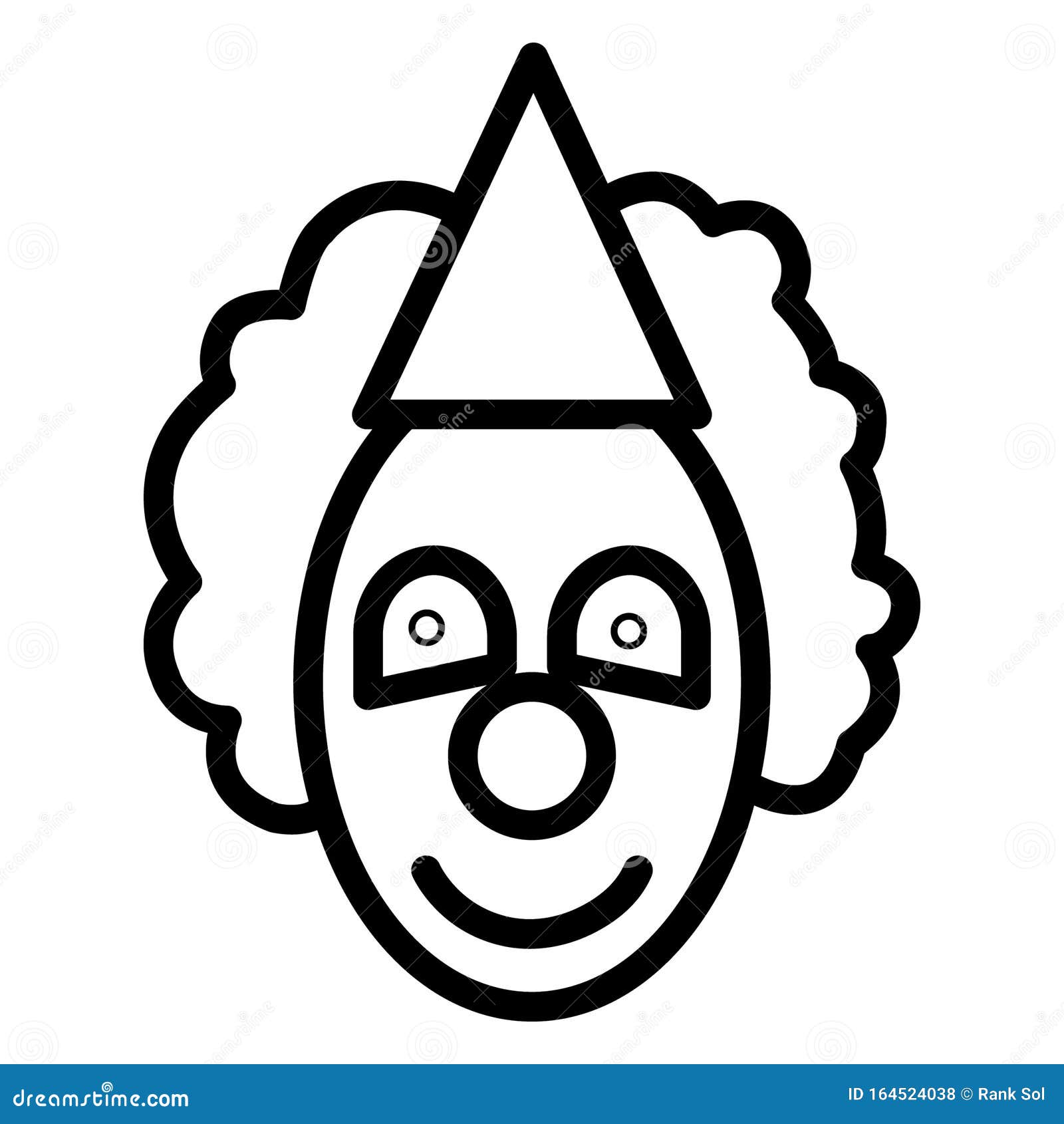 Buffoon Isolated Vector Icon Which Can Easily Modify or Edit Stock ...