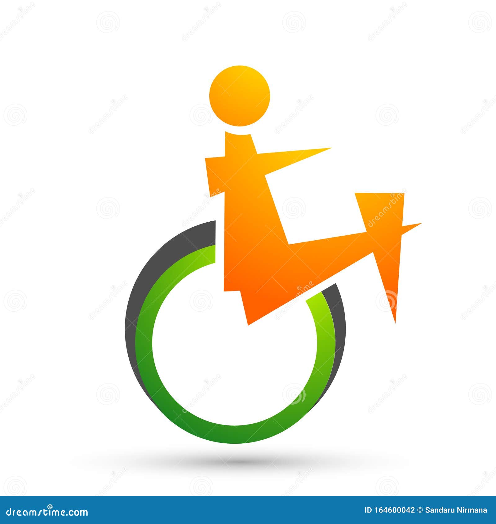 Disabled Care Logo Health Clinic Home Icon Logo Stock Vector ...