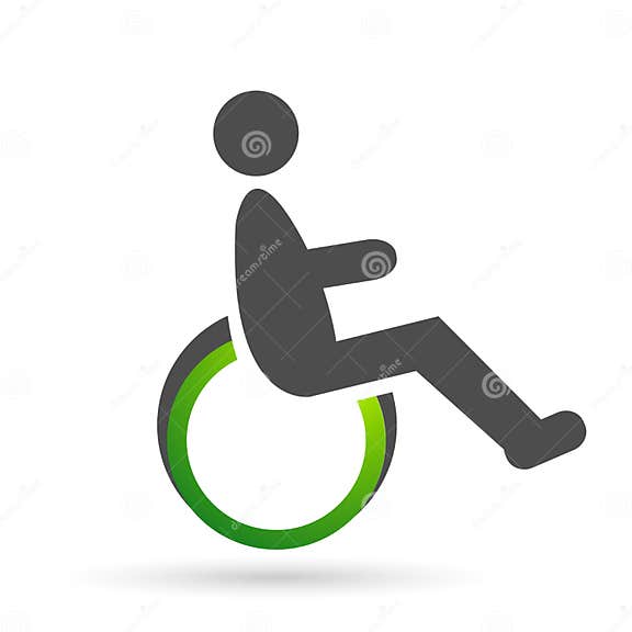 Disabled Care Logo Health Clinic Home Icon Logo Stock Vector ...