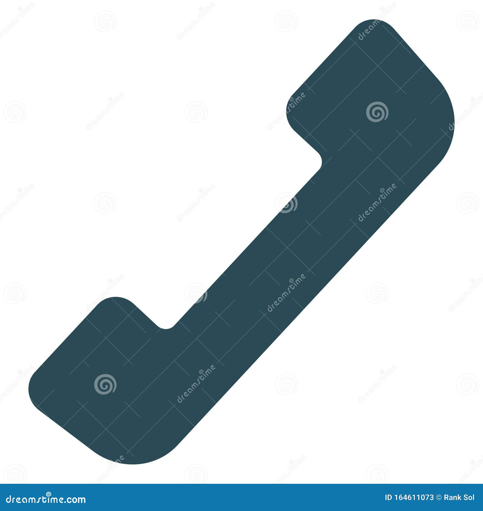 Incoming Call Isolated Vector Icon Fully Editable Stock Illustration ...