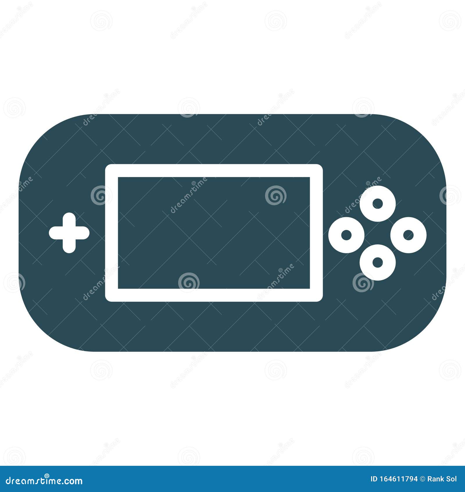 Game Device Isolated Vector Icon Fully Editable Stock Vector ...