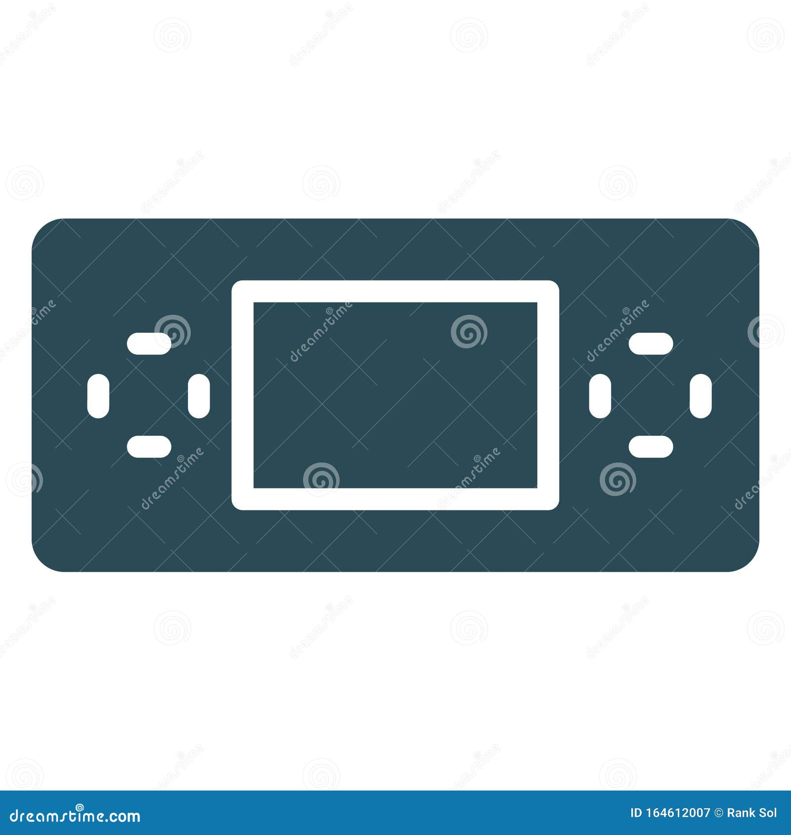 Game Device Isolated Vector Icon Fully Editable Stock Illustration ...