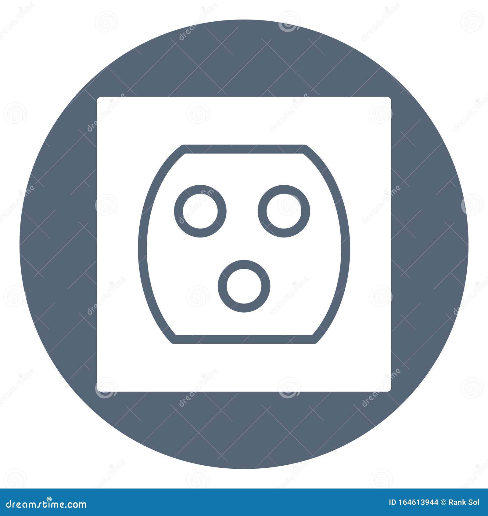 Double Socket Isolated Vector Icon Fully Editable Stock Vector ...