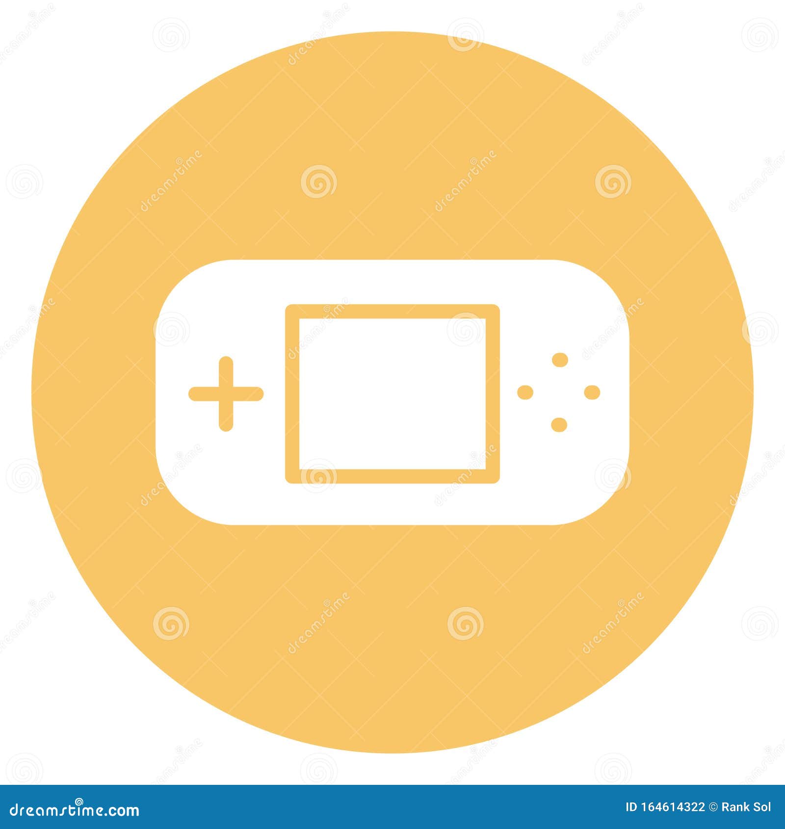 Game Device Isolated Vector Icon Fully Editable Stock Vector ...