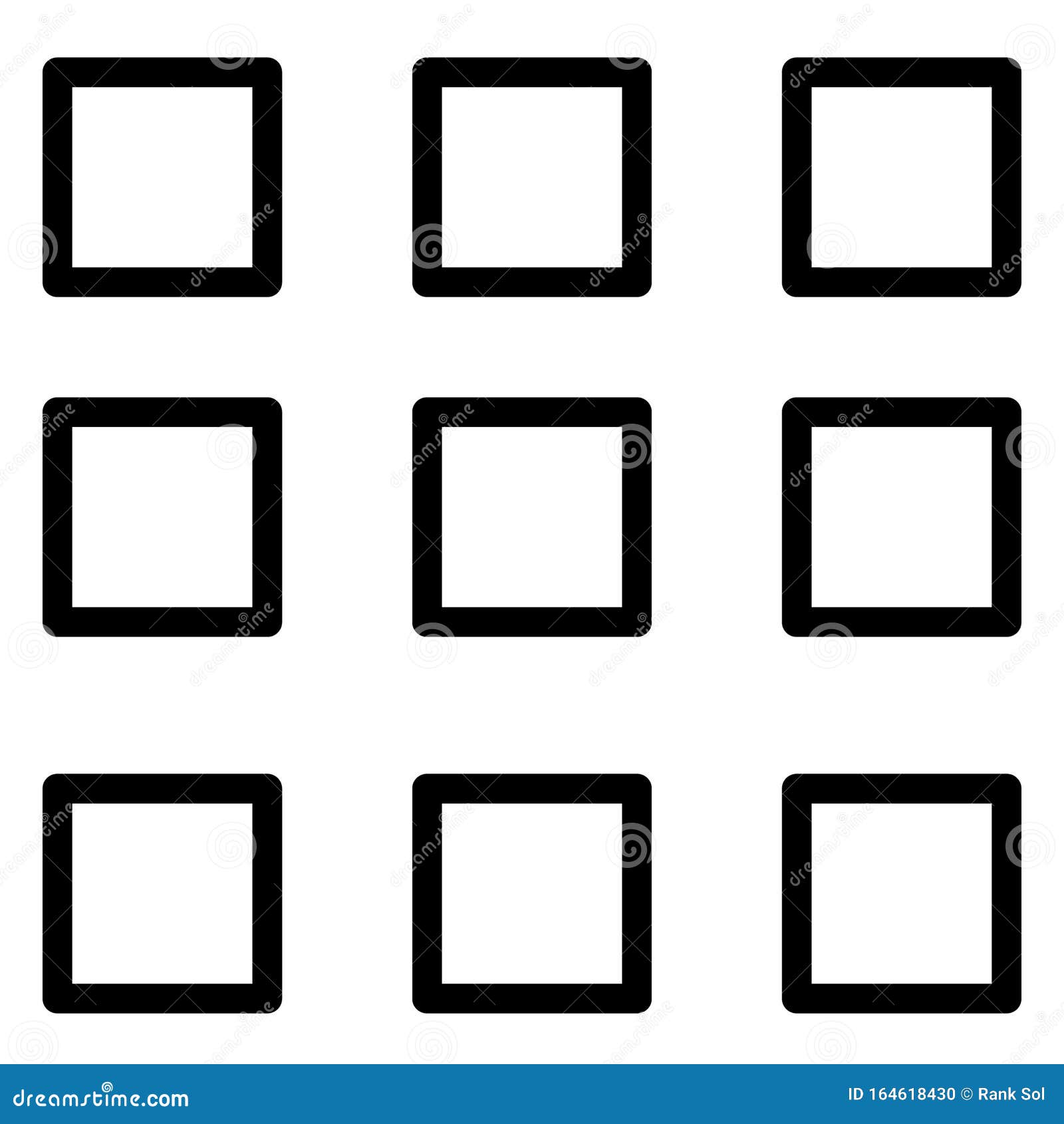 Keypad Isolated Vector Icon Fully Editable Stock Vector - Illustration ...