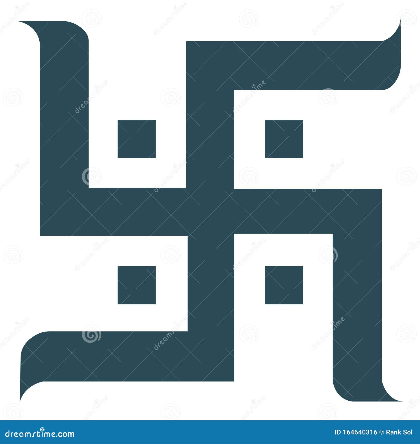 Swastika Isolated Vector Icon Which Can Easily Modify or Edit Stock ...