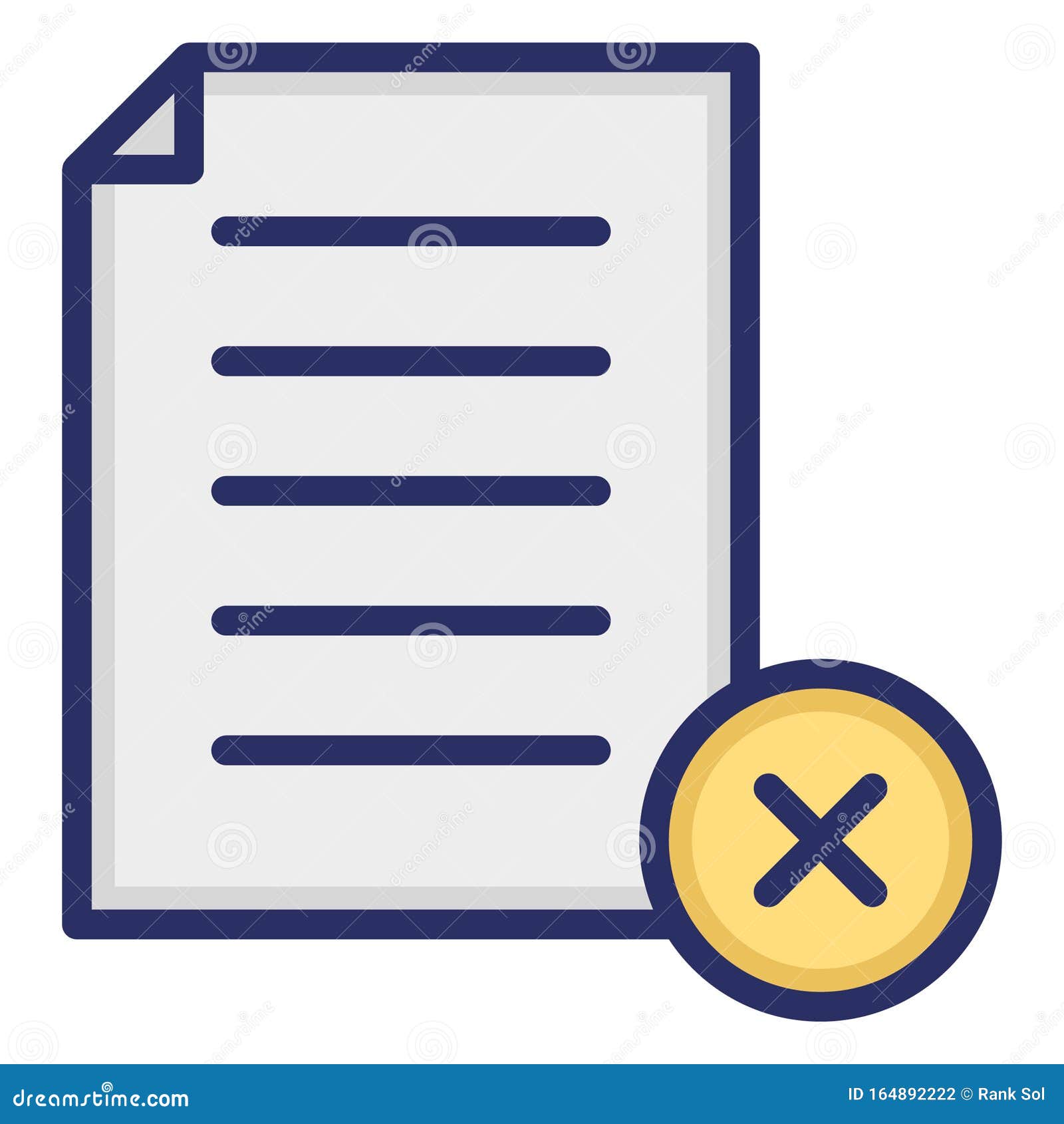 File Corrupt Isolated Vector Icon Which Can Easily Modify or Edit Stock ...