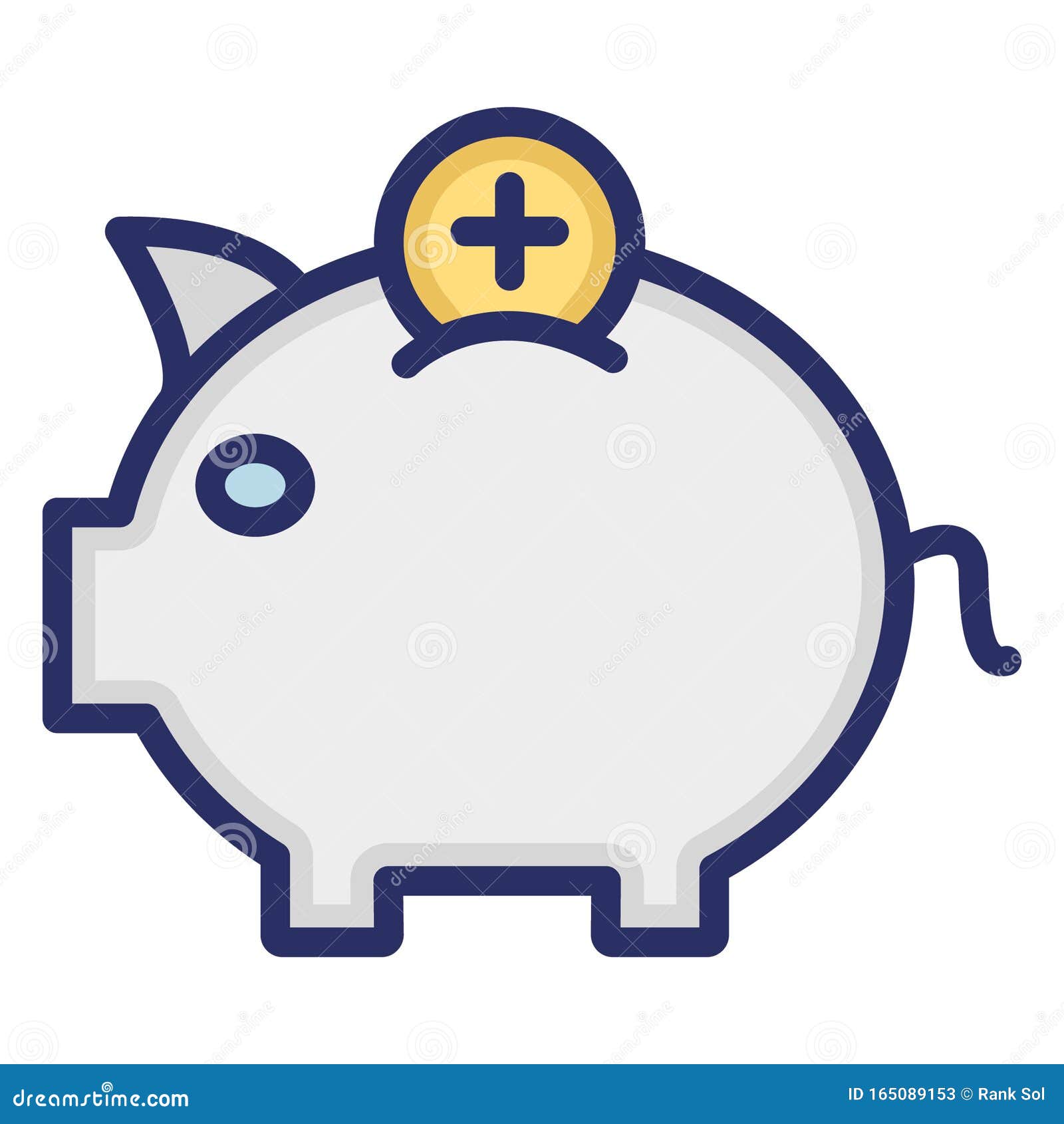 Add Money Isolated Vector Icon Which Can Easily Modify or Edit Stock ...