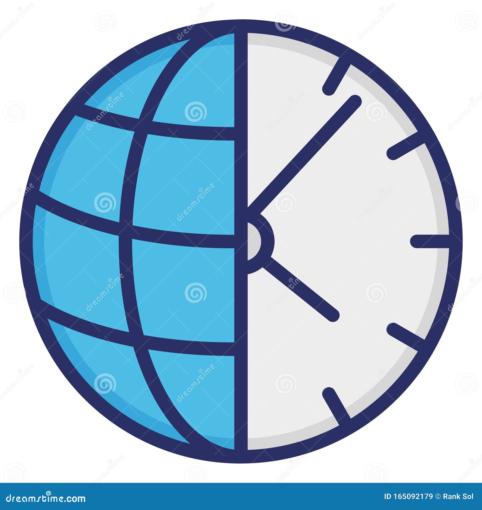 Clock Isolated Vector Icon Which Can Easily Modify or Edit Stock Vector ...