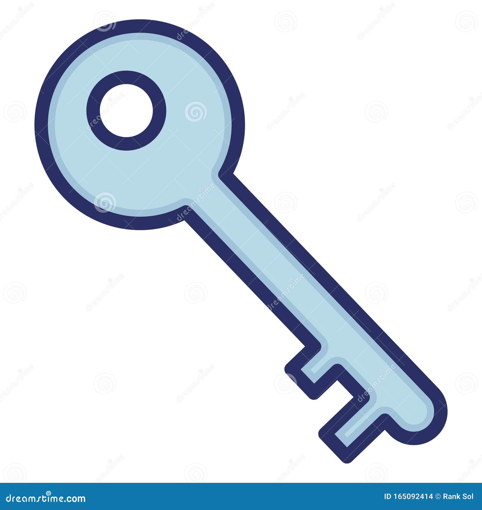Key Isolated Vector Icon Which Can Easily Modify or Edit Stock ...