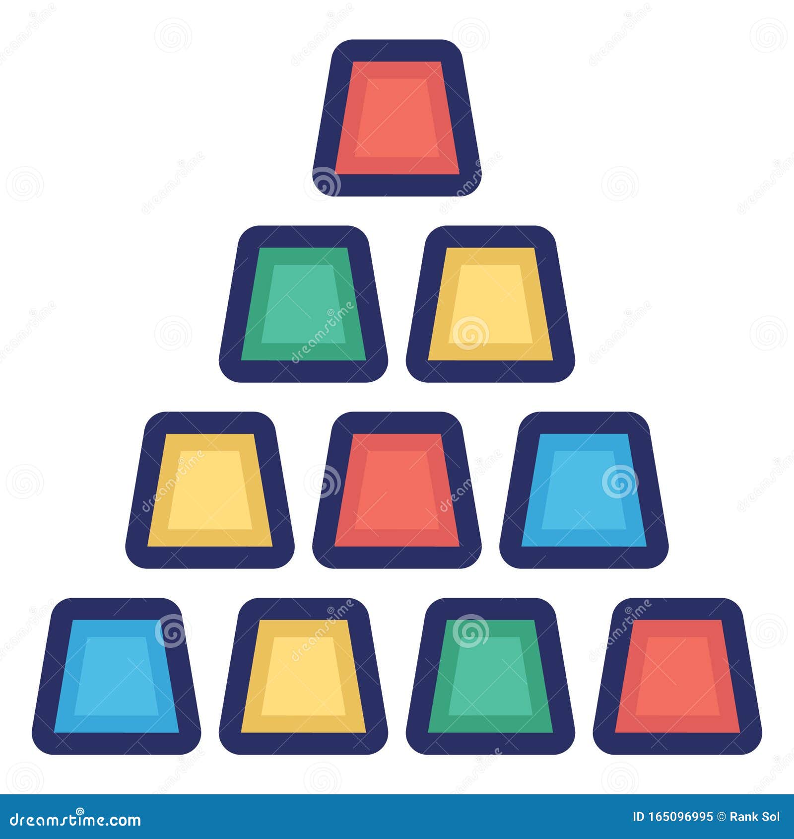 Blocks Isolated Vector Icon Which Can Easily Modify or Edit Stock ...
