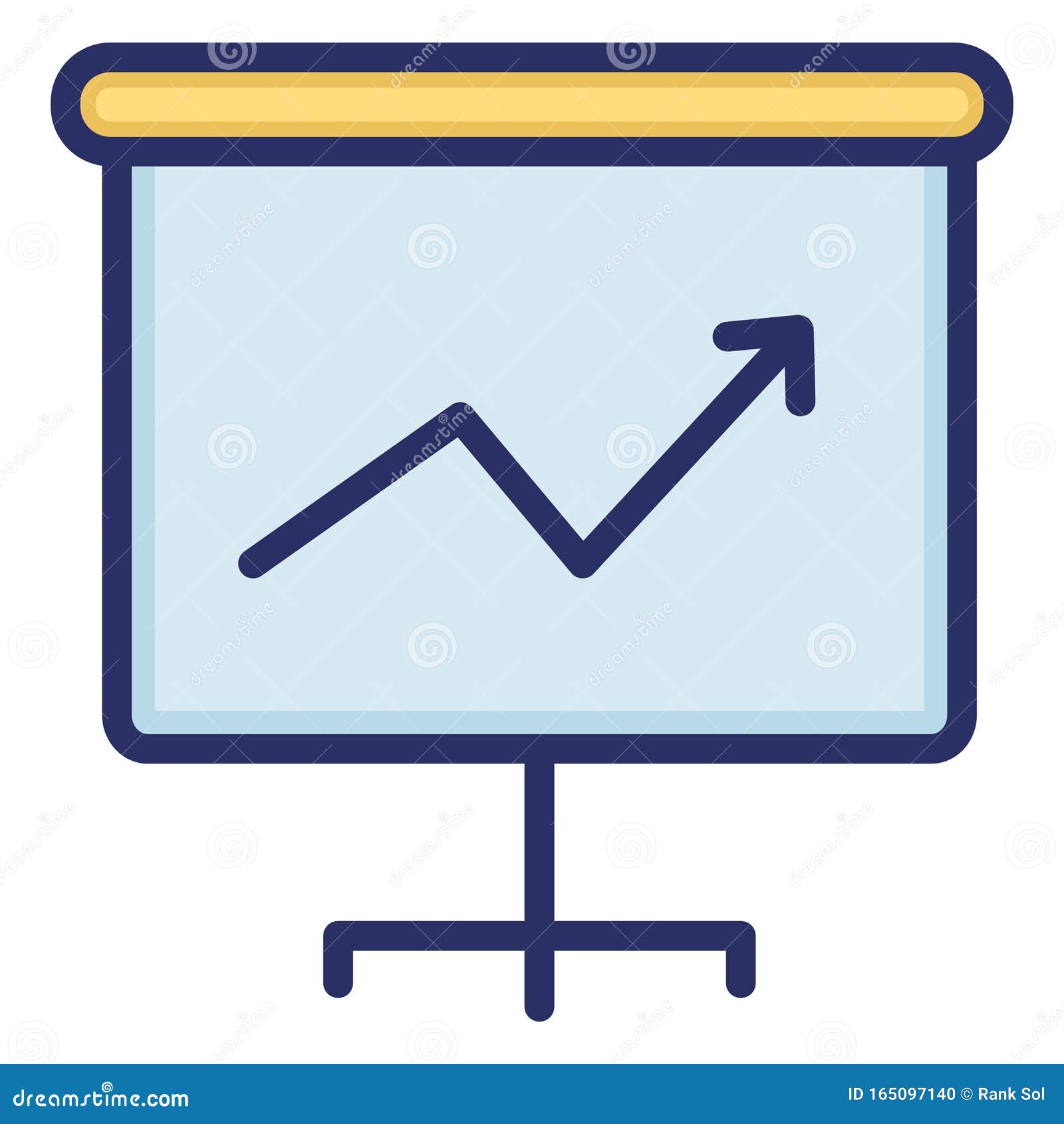 Graphical Representation Isolated Vector Icon Which Can Easily Modify ...