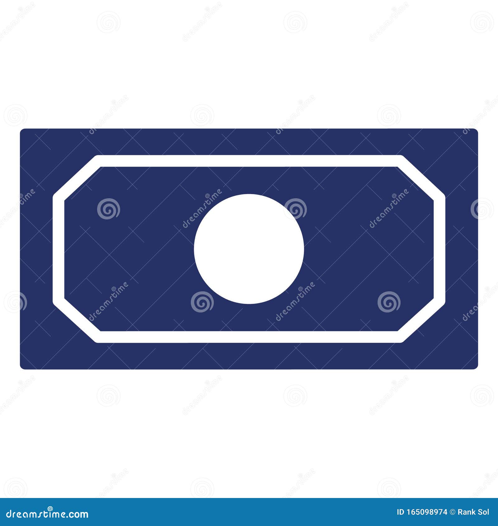 Banknote Isolated Vector Icon Which Can Easily Modify or Edit Stock ...