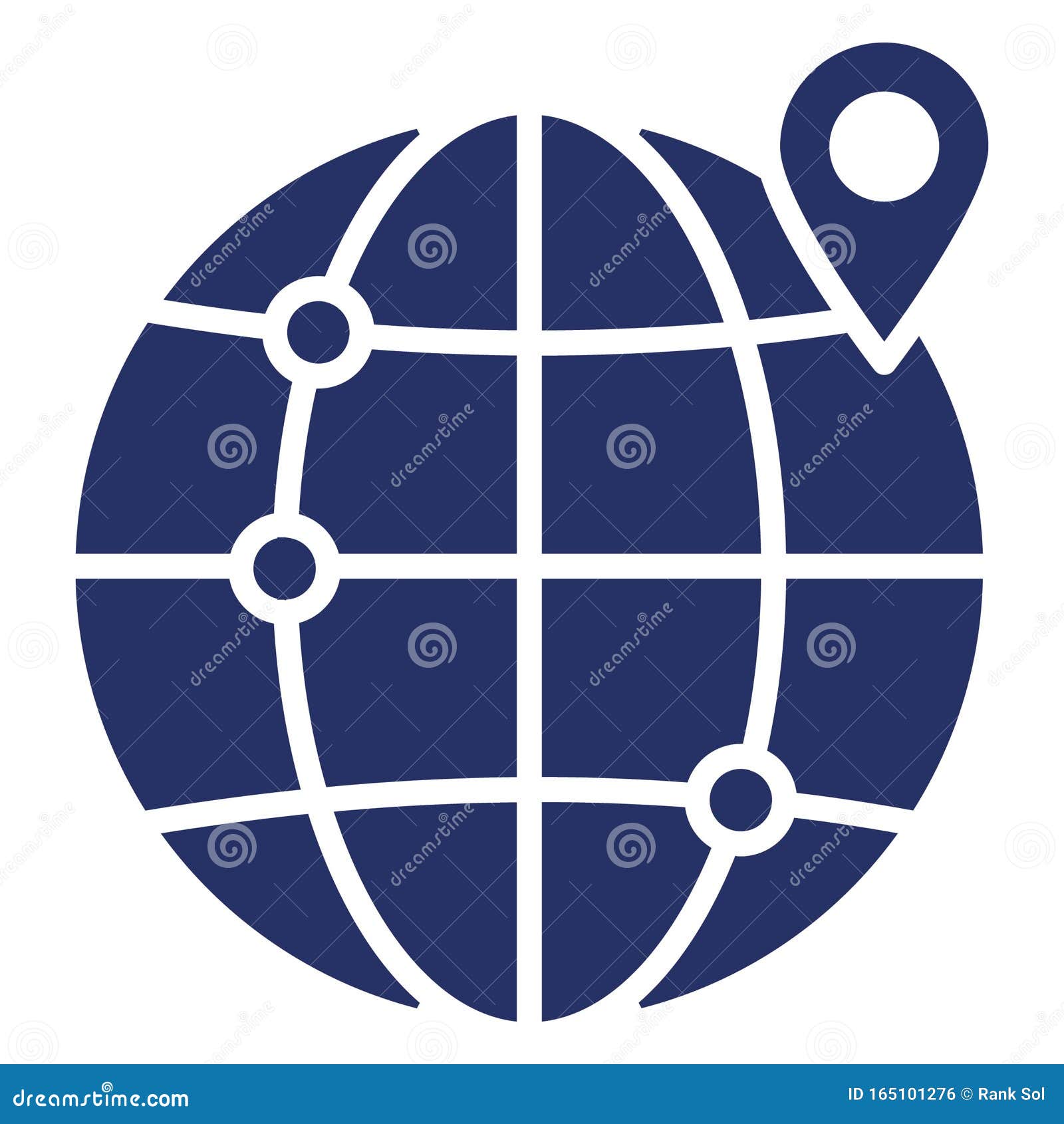 Destination Isolated Vector Icon Which Can Easily Modify or Edit Stock ...