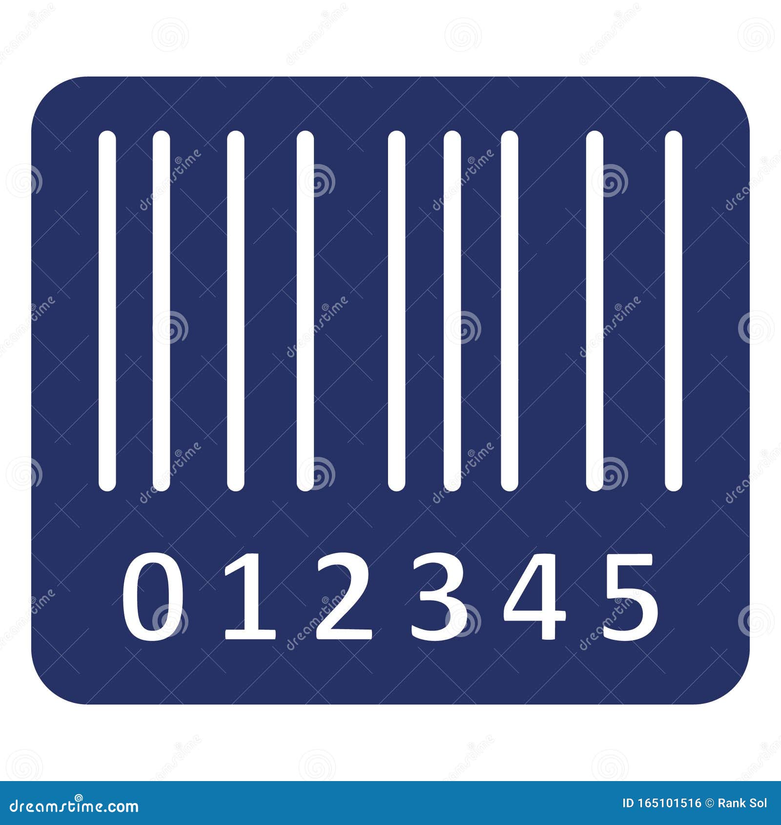 Barcode Isolated Vector Icon Which Can Easily Modify or Edit Stock ...
