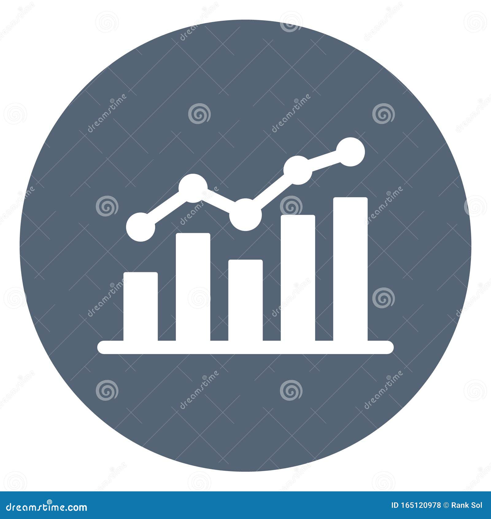 Graphical Representation Isolated Vector Icon Which Can Easily Modify ...