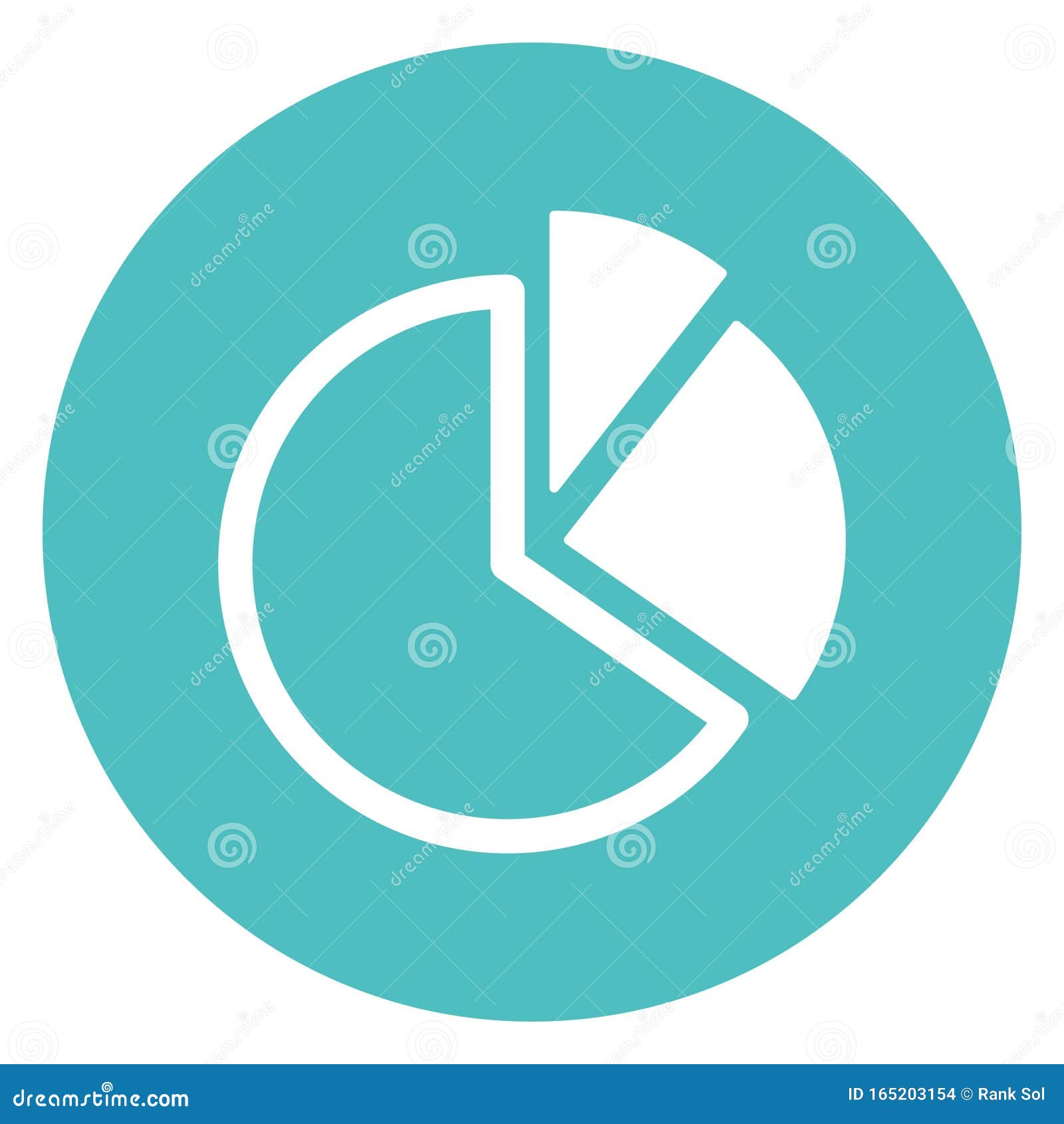 Chart Isolated Vector Icon Which Can Easily Modify or Edit Stock Vector ...