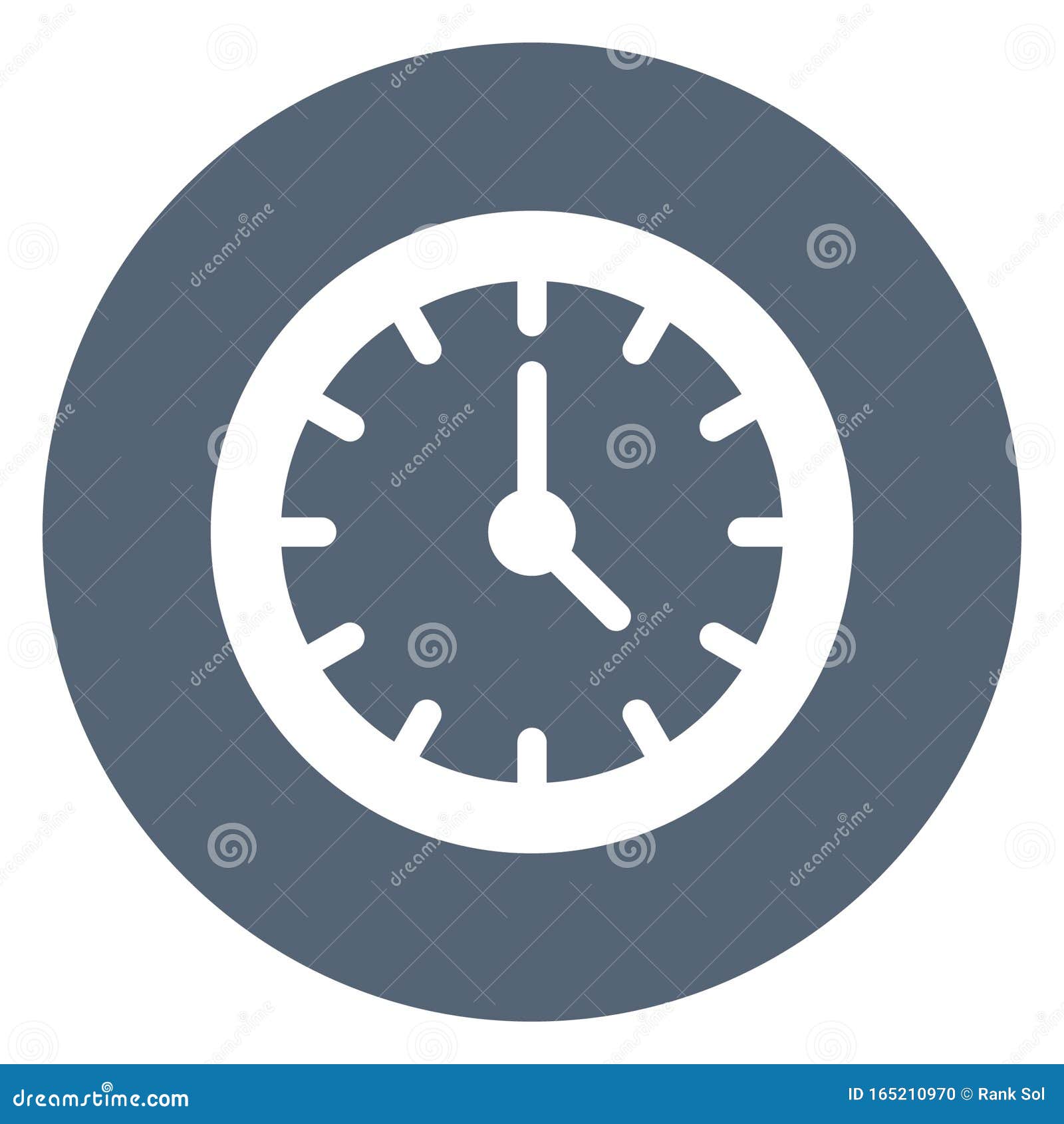 Clock Isolated Vector Icon Which Can Easily Modify or Edit Stock Vector ...