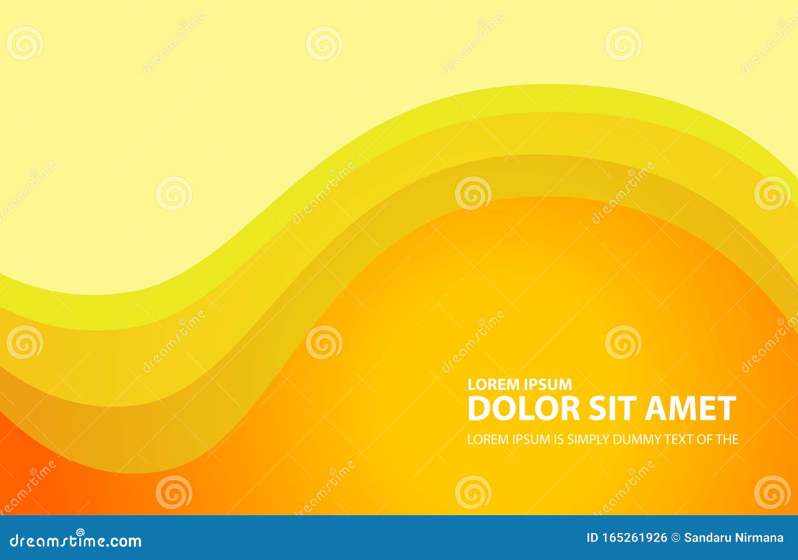 Abstract Gold Yellow Wave Background Vector Gold Orange Tone Abstract ...