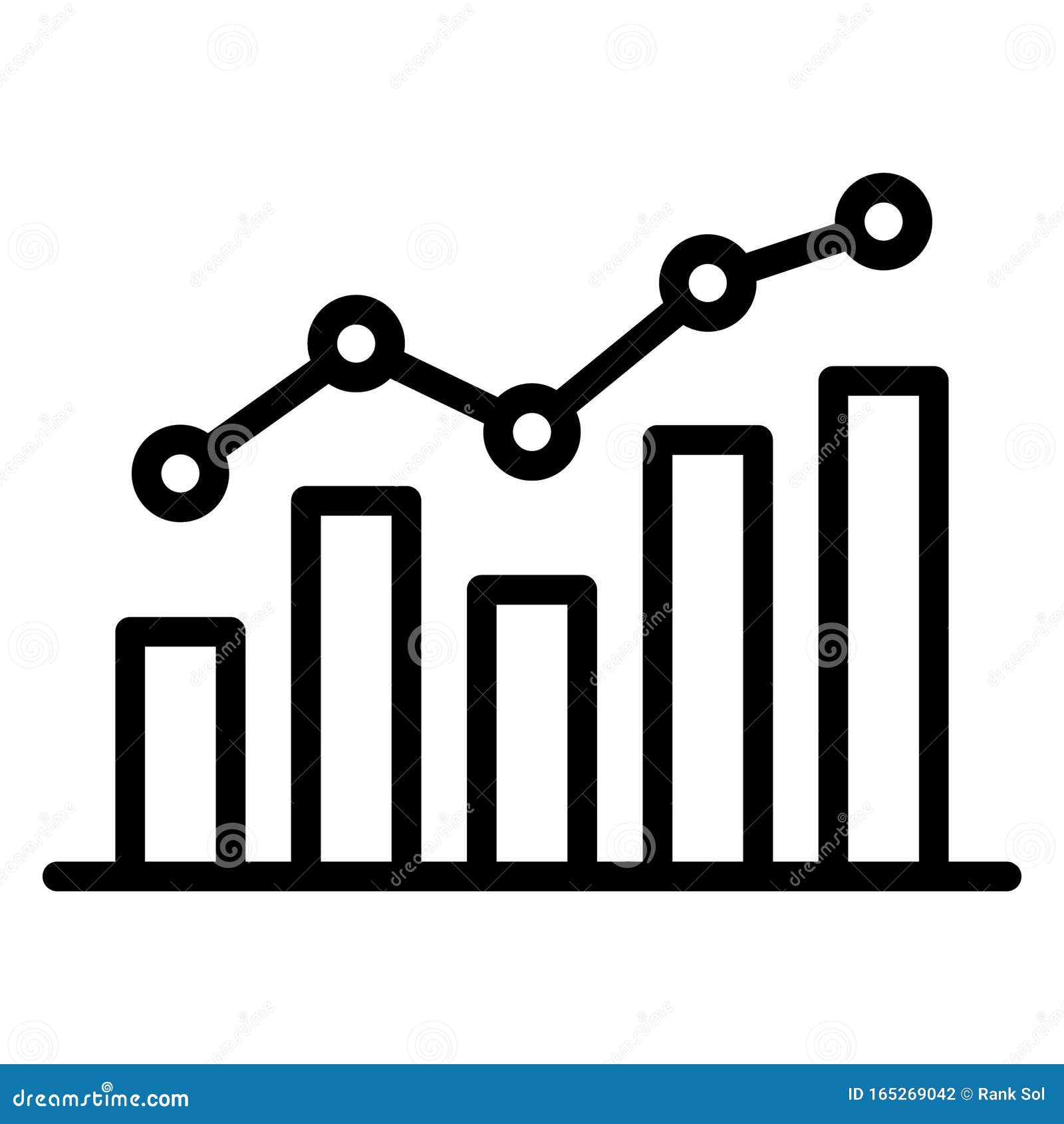 Graphical Representation Isolated Vector Icon Which Can Easily Modify ...