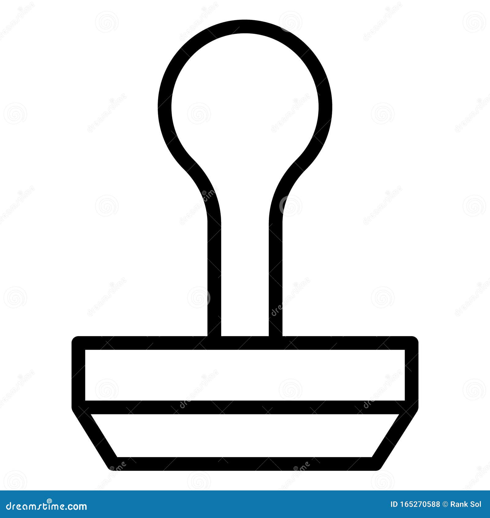 Stamp Isolated Vector Icon Which Can Easily Modify or Edit Stock Vector ...