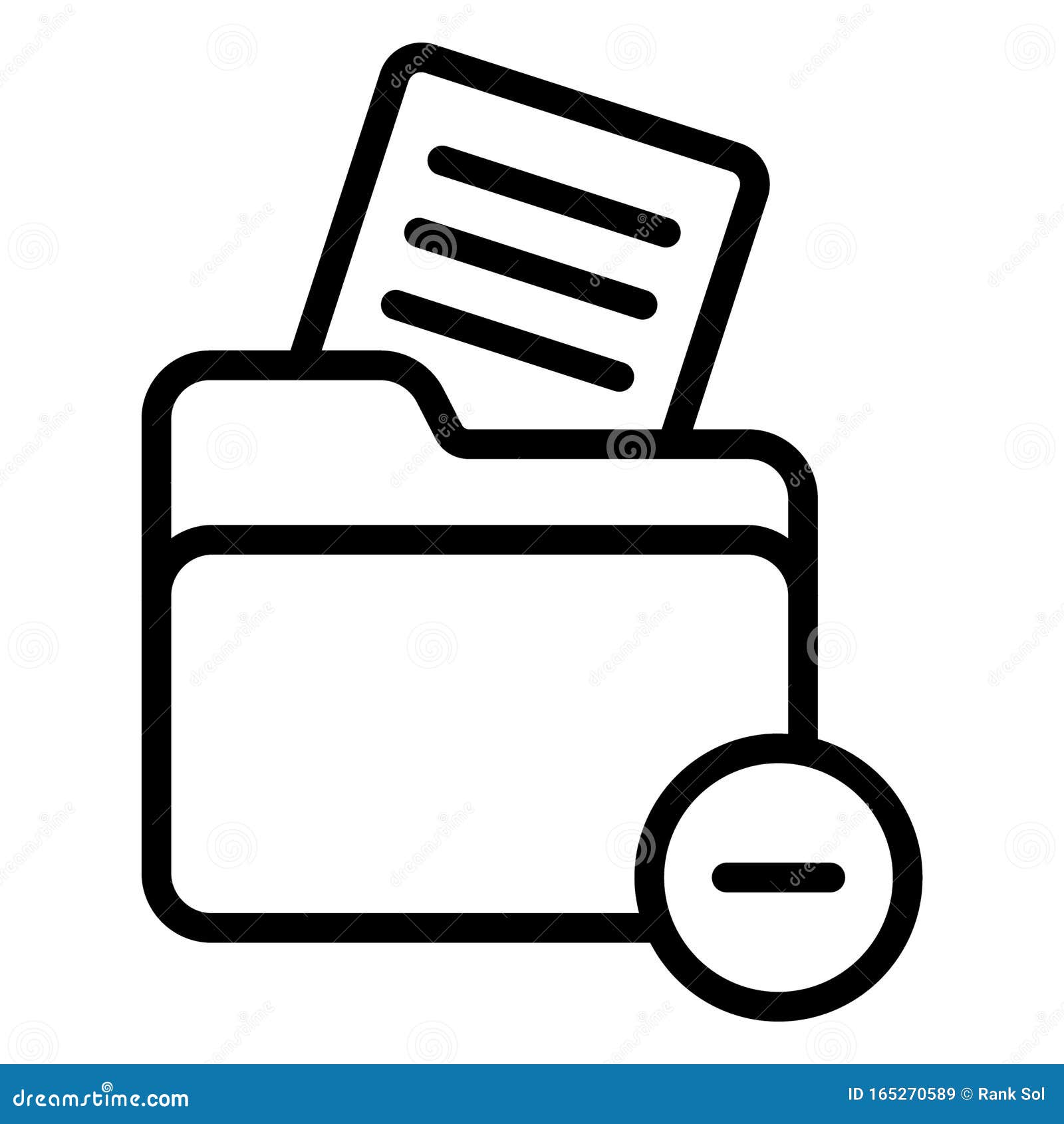 Delete Document Isolated Vector Icon Which Can Easily Modify or Edit ...