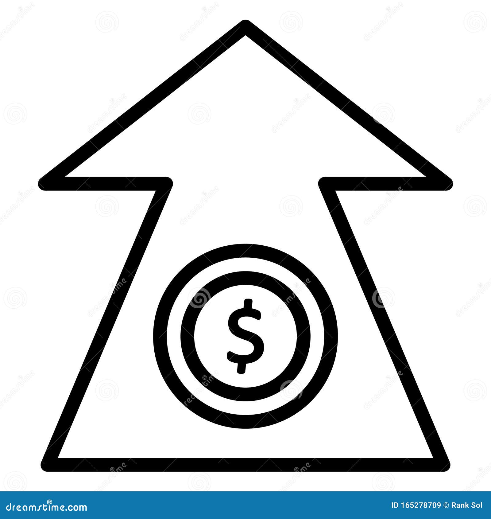 Arrow Isolated Vector Icon Which Can Easily Modify or Edit Stock Vector ...