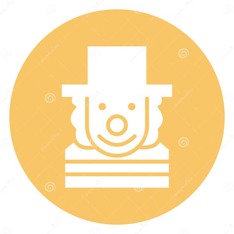 Buffoon Isolated Vector Icon Which Can Easily Modify or Edit Stock ...