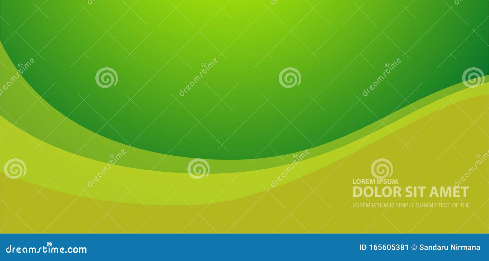 Abstract Green Wave Background Vector Green Tone Abstract Decorative ...