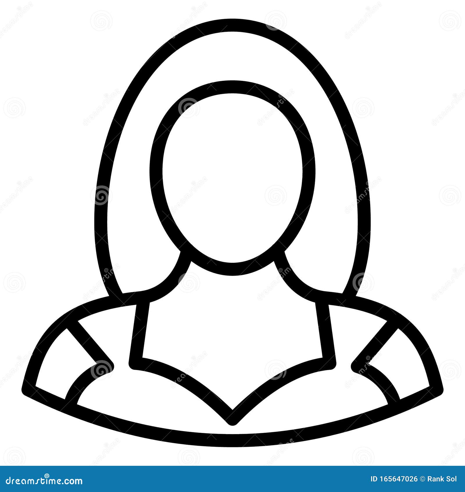 Miss Isolated Vector Icon Which Can Easily Modify or Edit Stock Vector ...