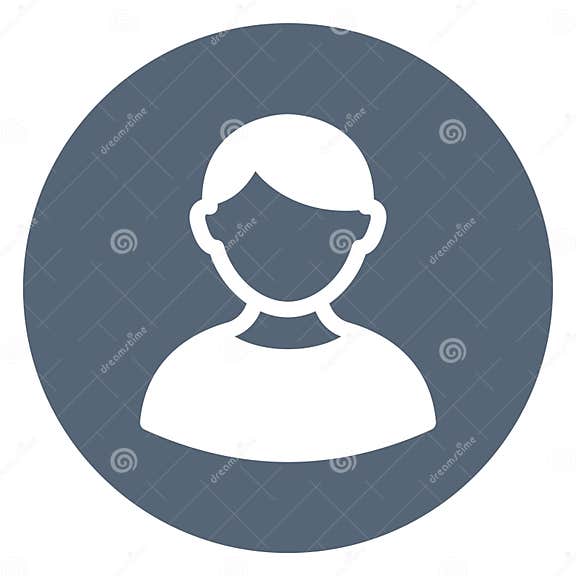Youngster Isolated Vector Icon Which Can Easily Modify or Edit Stock ...
