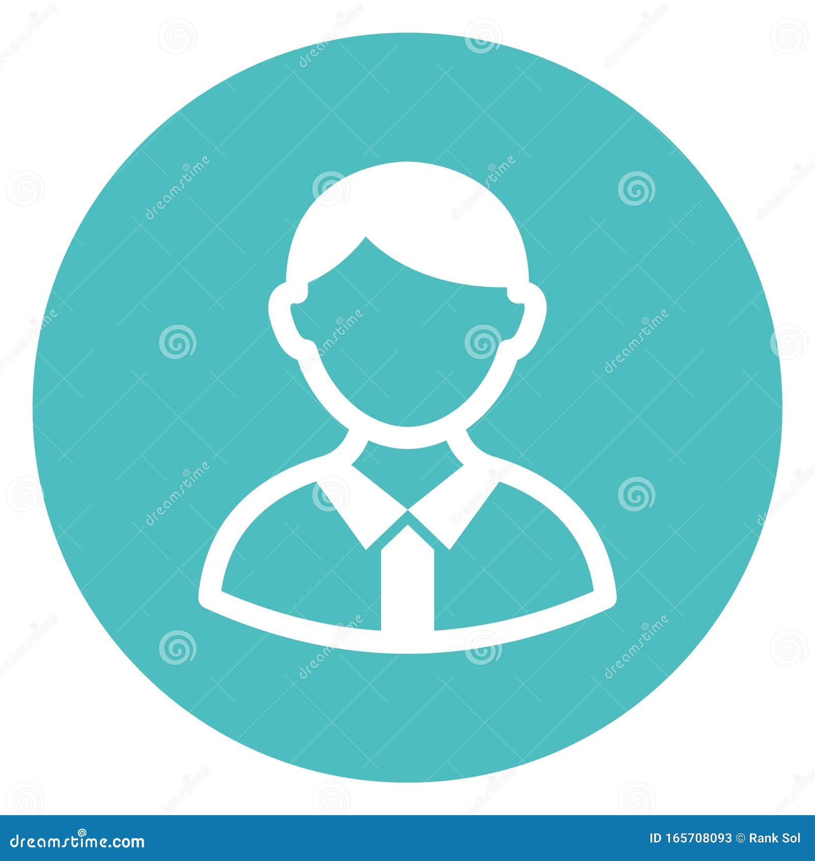 Fashion Boy Isolated Vector Icon Which Can Easily Modify or Edit Stock ...