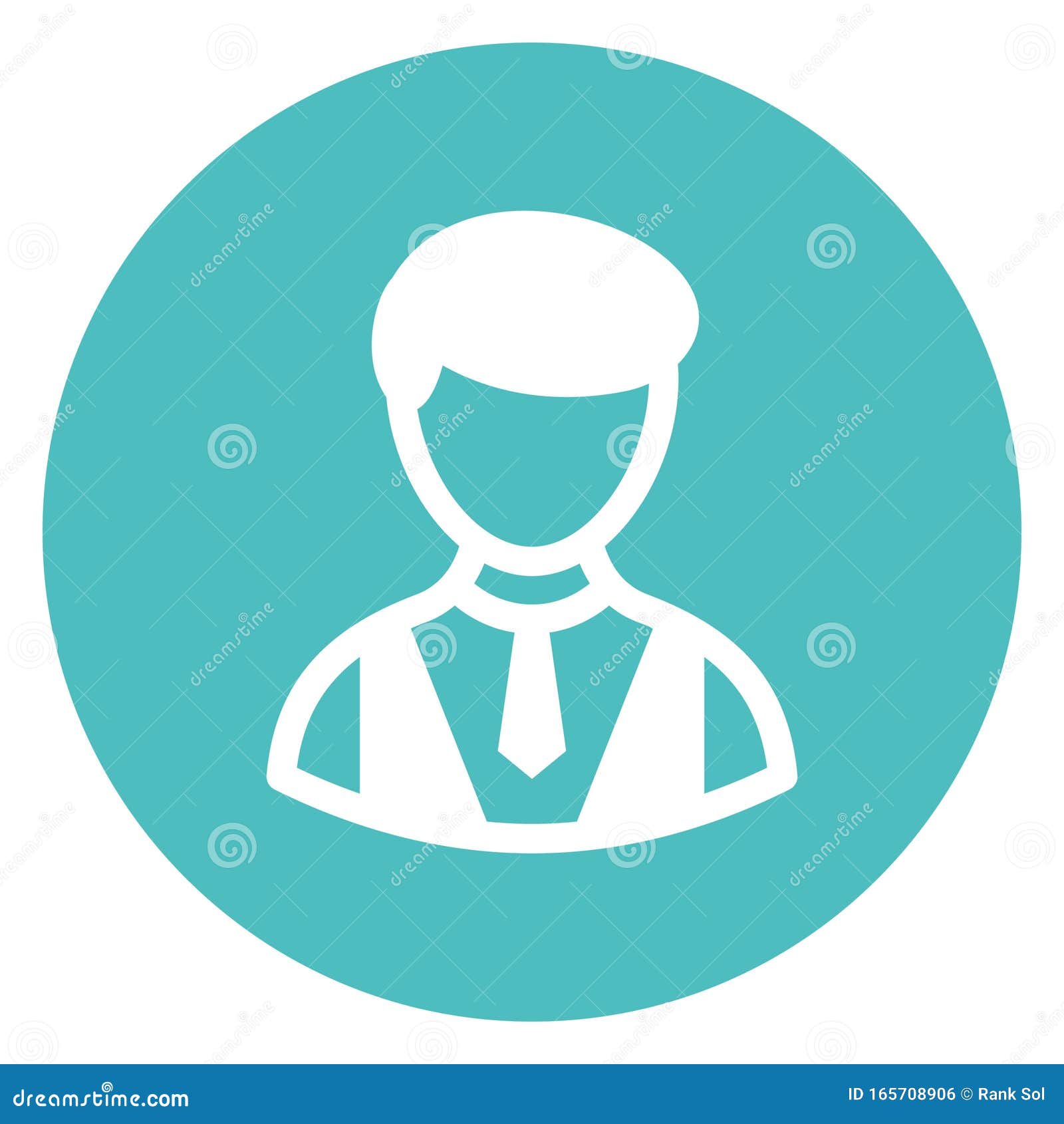 Employee Isolated Vector Icon Which Can Easily Modify or Edit Stock ...