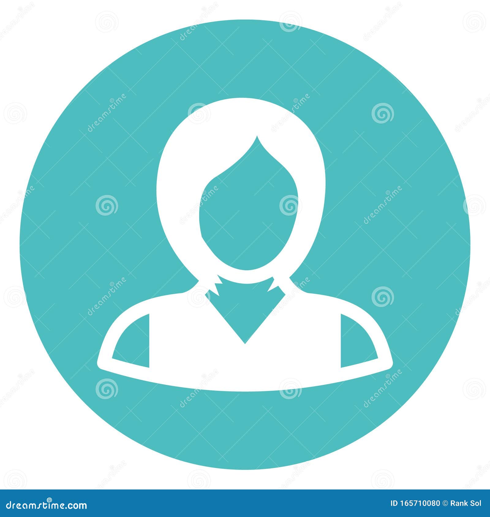 Lady Servant Isolated Vector Icon Which Can Easily Modify or Edit Stock ...